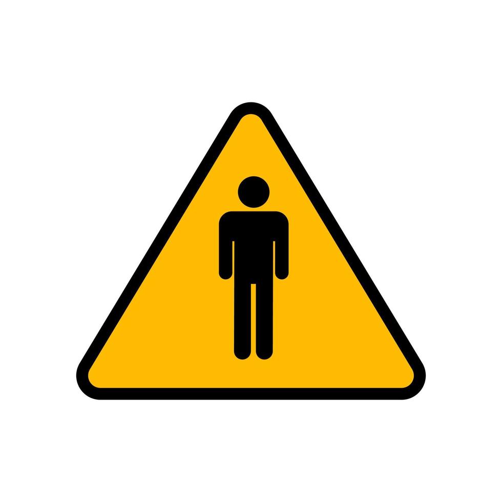 Advertencia Resbaladiza Cuando Está Mojado Signo Y Símbolo Diseño Gráfico Ilustración Vectorial