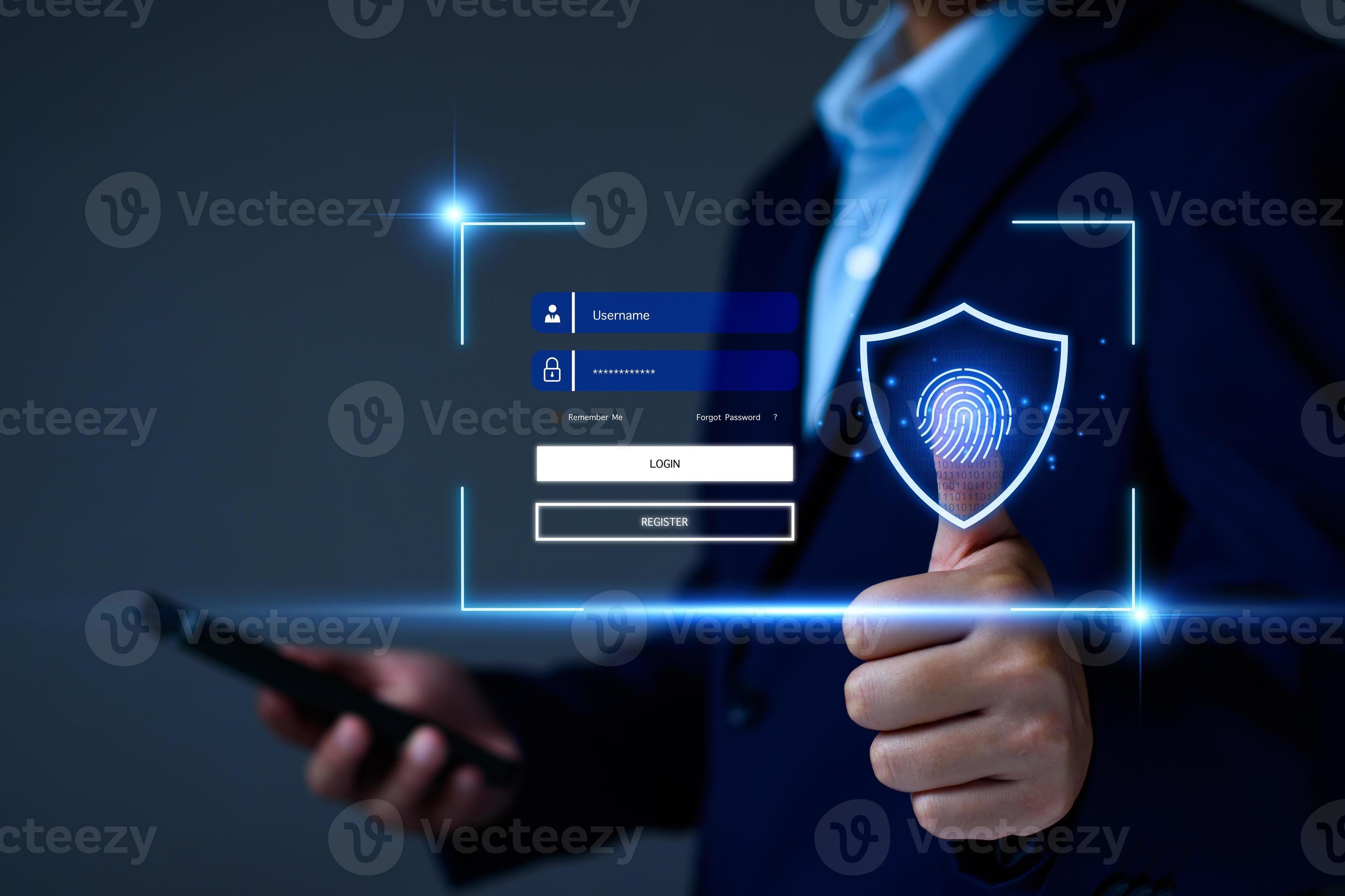 cyber security concept. user privacy security and encryption, secure internet access Future ...