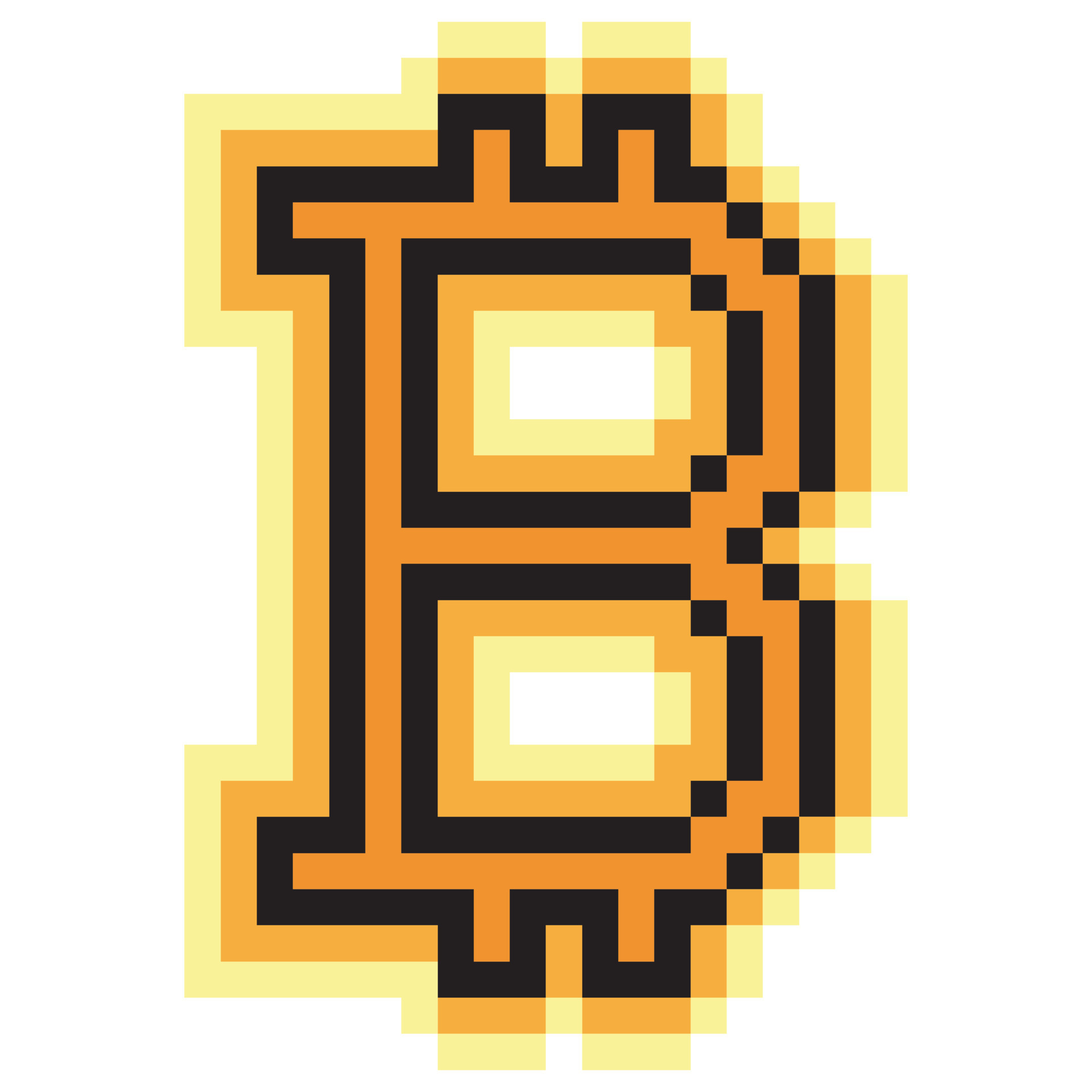 Bitcoin coin icon pixel art. Cryptocurrency. Vector illustration ... Bitcoin coin icon pixel art. Cryptocurrency. Vector illustration ...