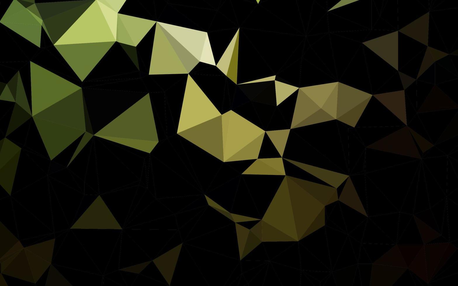 Dark Green Vector Shining Triangular Background 16804957 Vector Art At Vecteezy