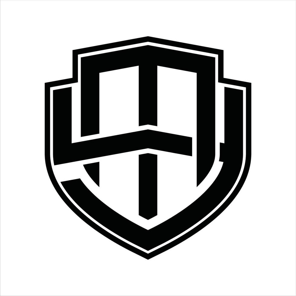 MY Logo monogram vintage design template 16805646 Vector Art at Vecteezy