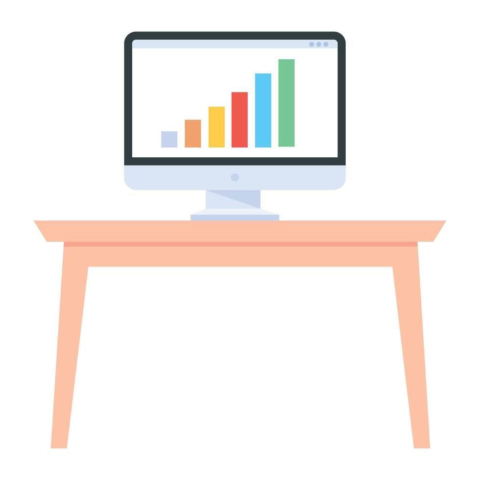 Modern icon of data analysis in flat style 16805885 Vector Art at Vecteezy