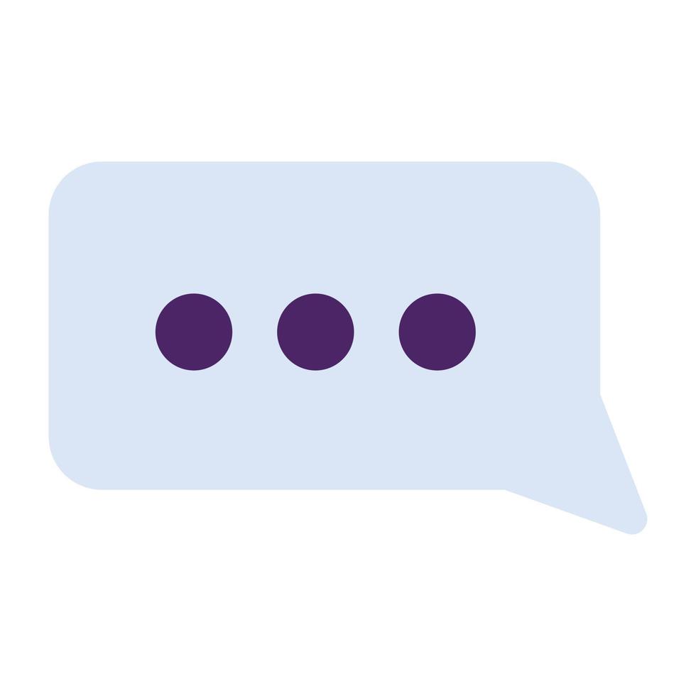 Modern flat icon design of message 16805904 Vector Art at Vecteezy