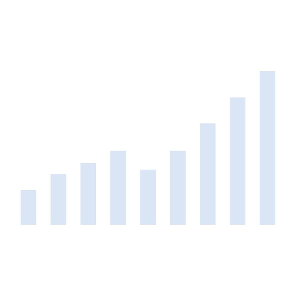 Volume bars icon in a flat style 16805931 Vector Art at Vecteezy