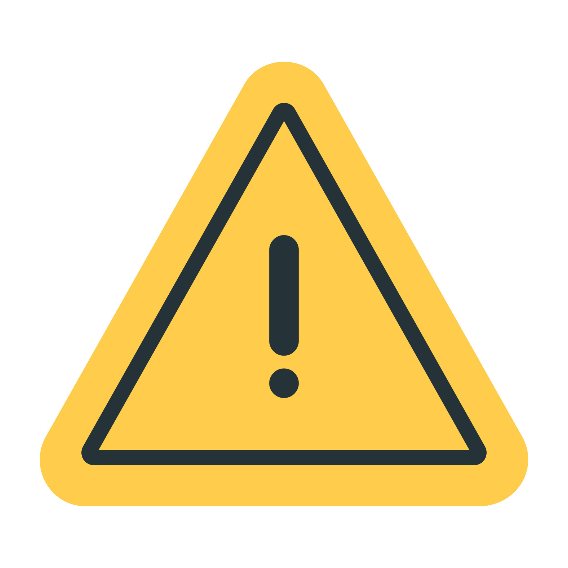 A flat icon of warning sign 16806050 Vector Art at Vecteezy