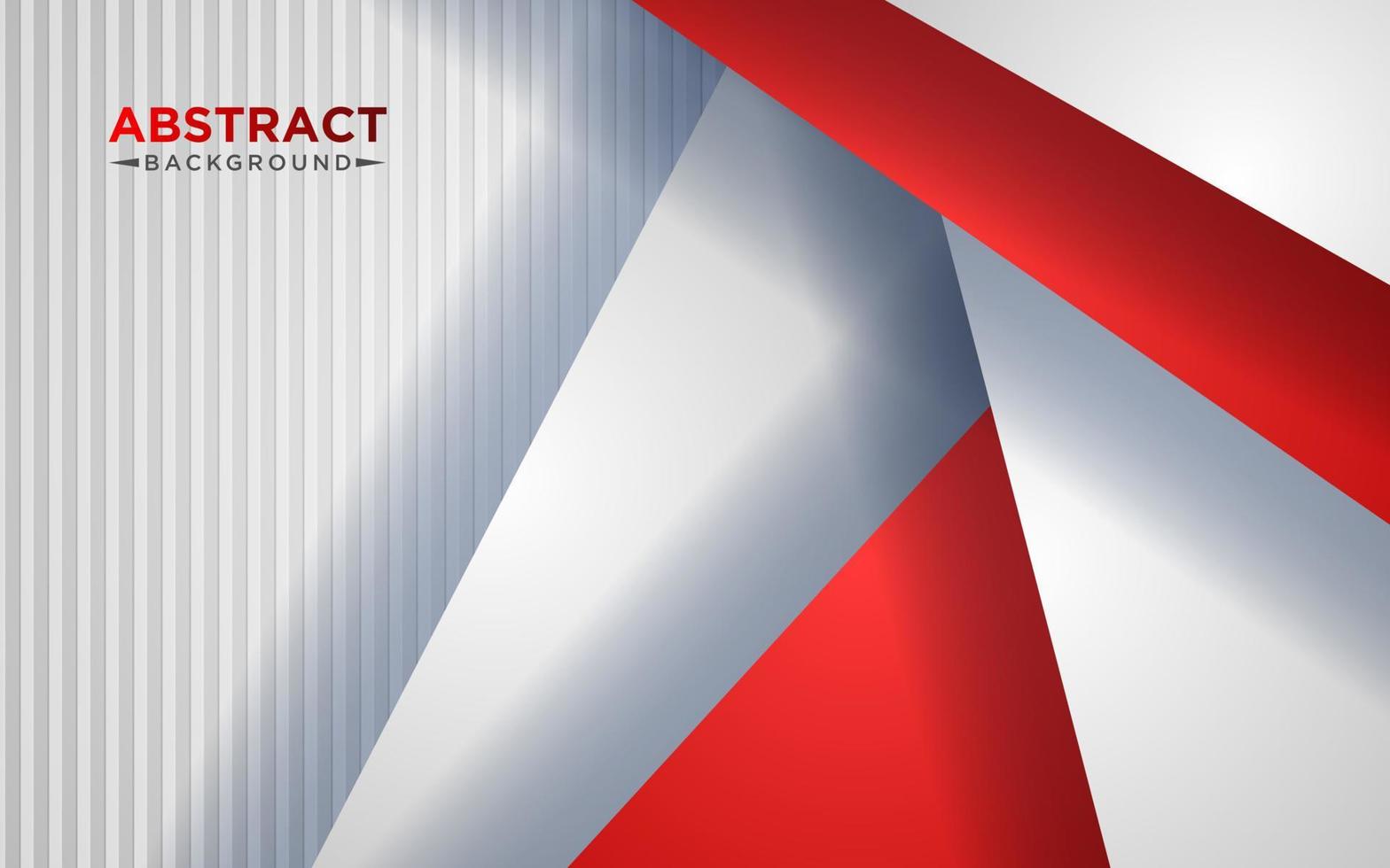 Abstract Red And White Triangle Overlapping Layers Geometric Background A Combination Eps10