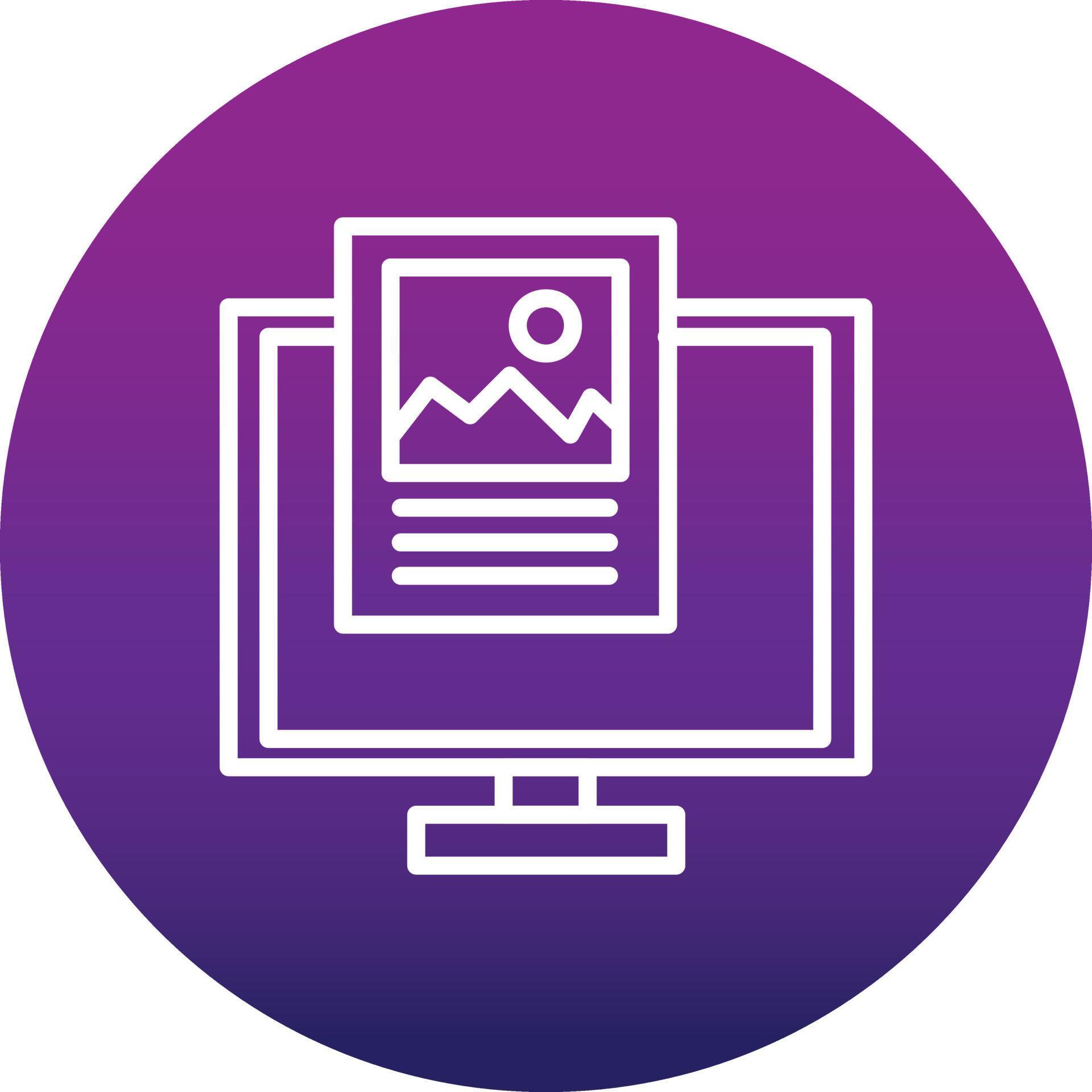 Front End Vector Icon 16811408 Vector Art at Vecteezy