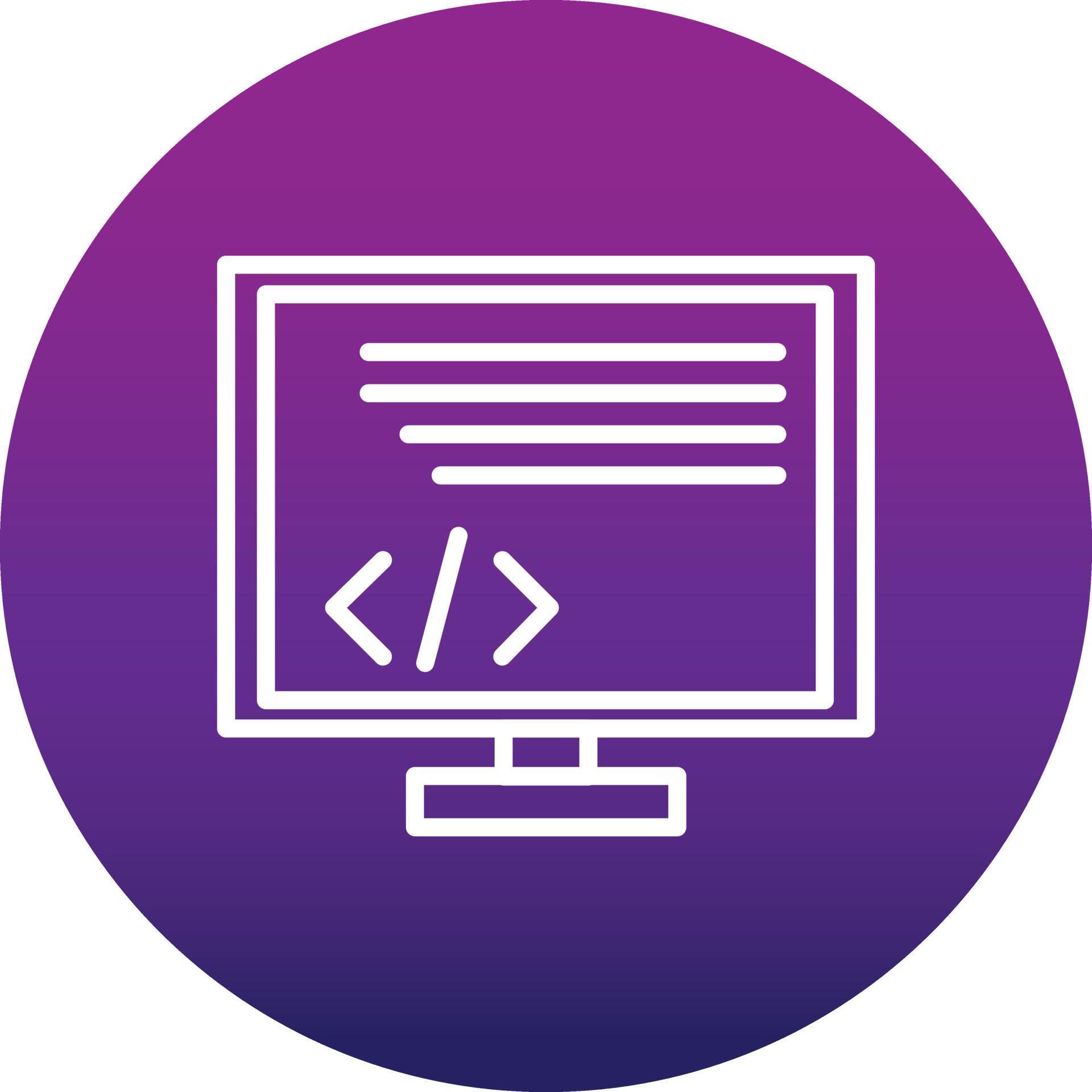 Programing Vector Icon 16811410 Vector Art at Vecteezy