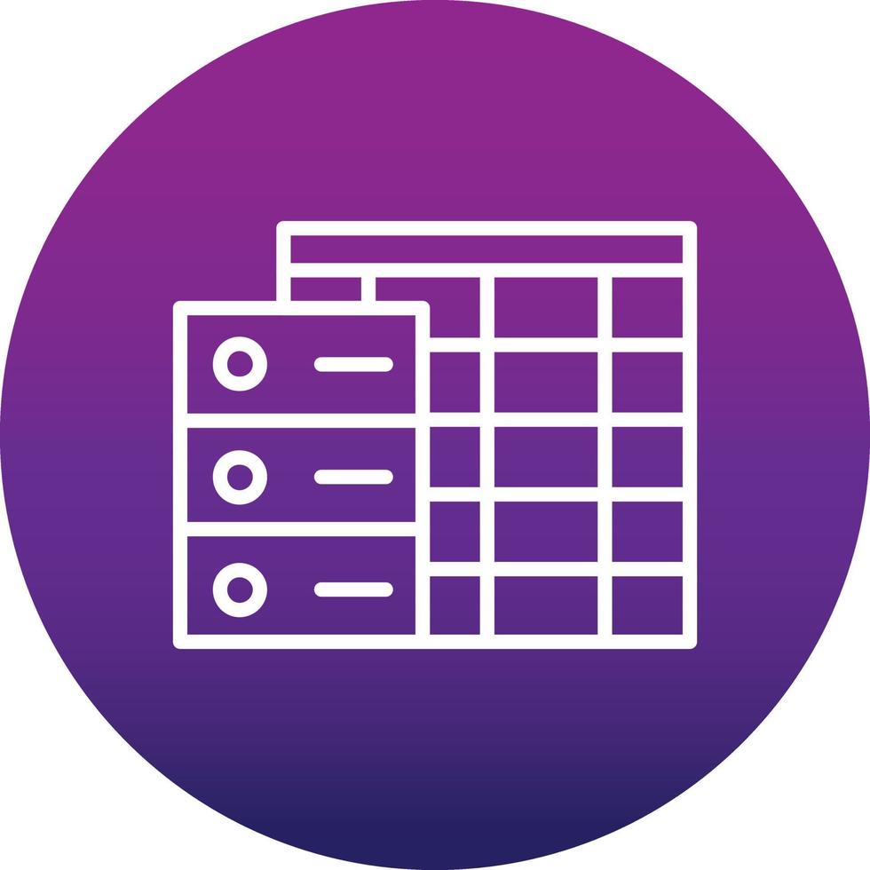 Data Table Vector Icon 16811434 Vector Art at Vecteezy