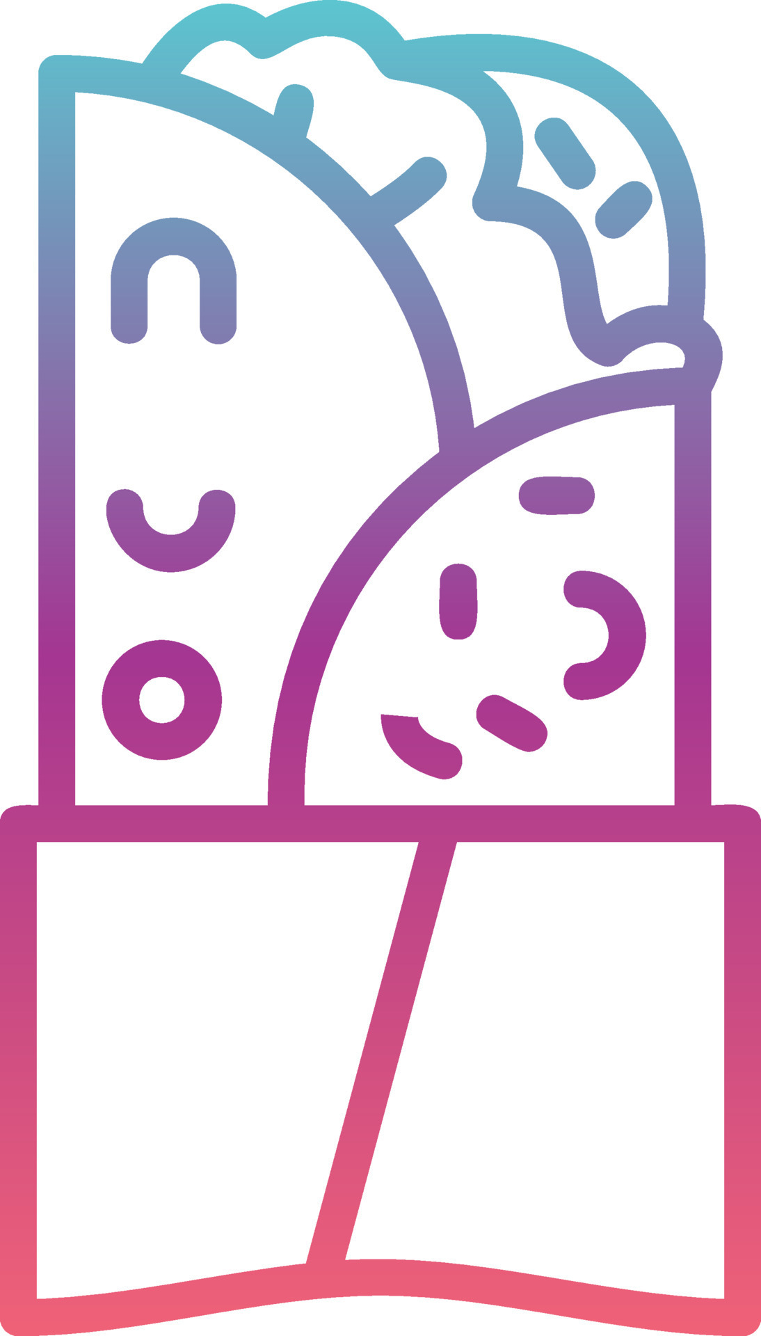 Doner Kebab Vector Icon 16812906 Vector Art at Vecteezy