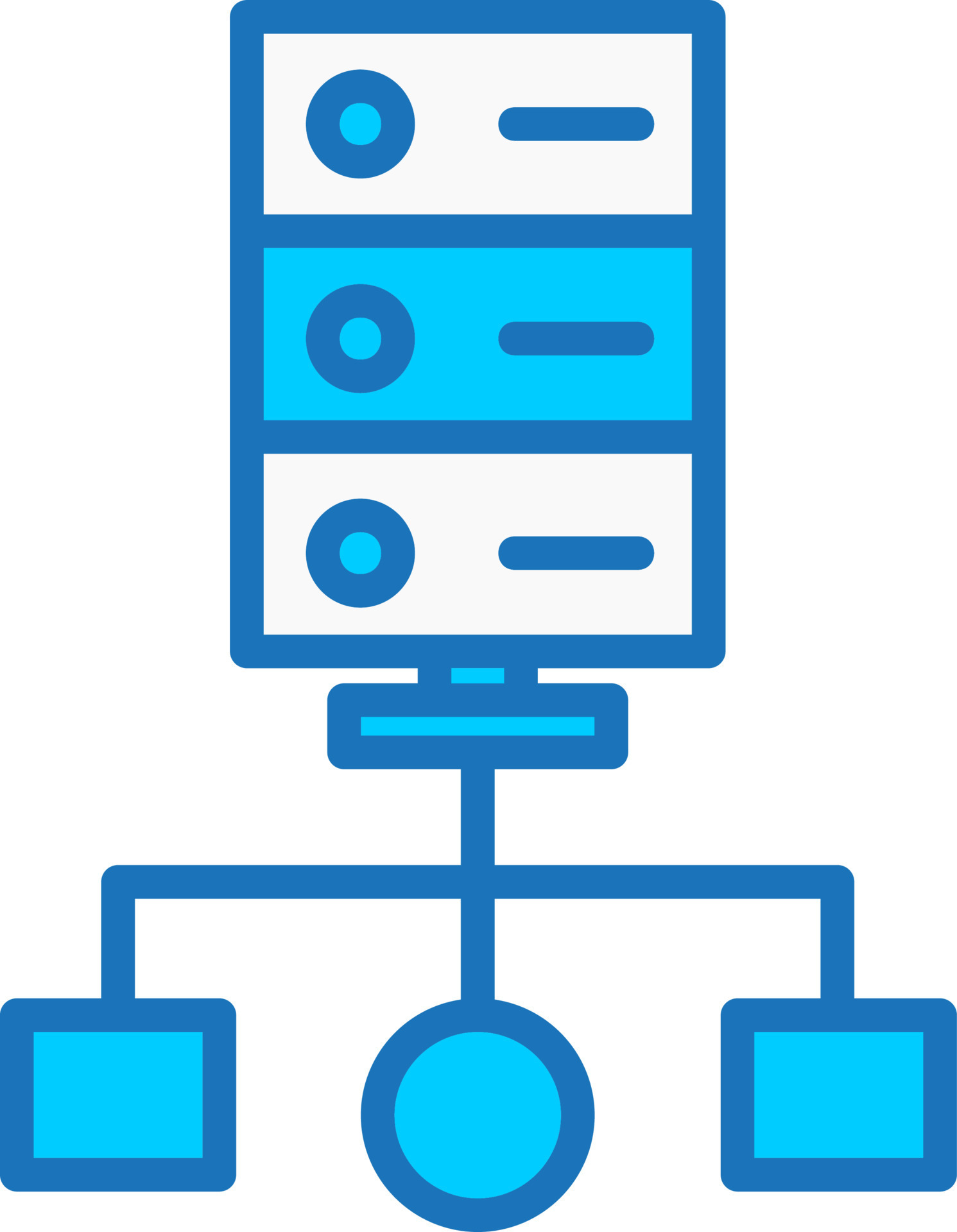 Cluster Computing Vector Icon 16812943 Vector Art at Vecteezy