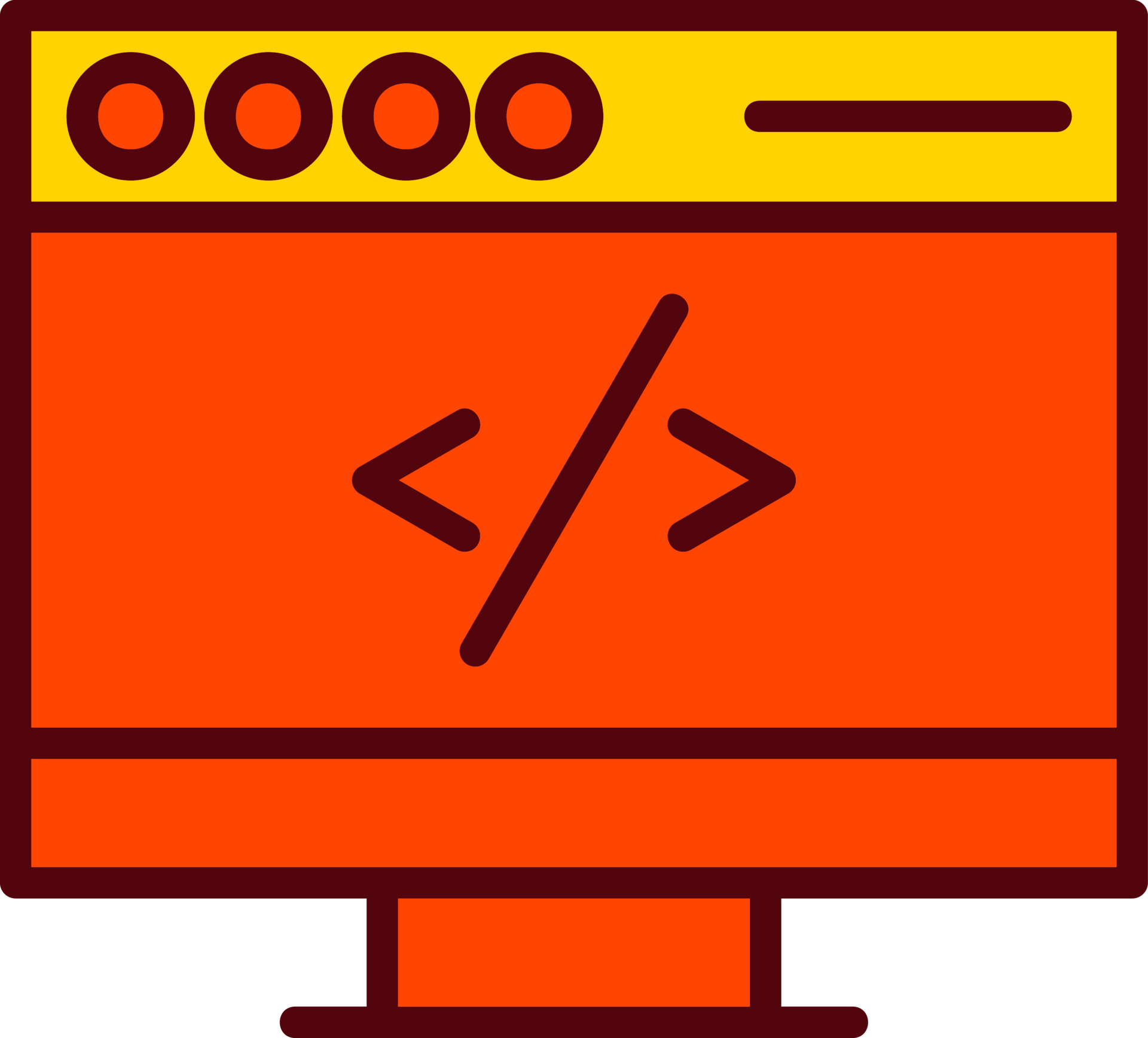 Coding Vector Icon 16816665 Vector Art at Vecteezy