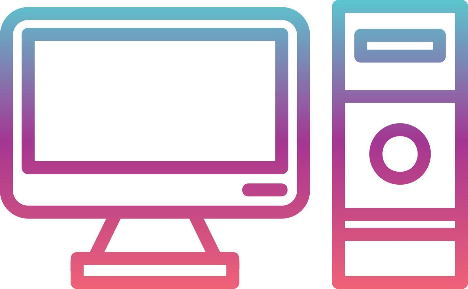 Computer Vector Icon 16819927 Vector Art at Vecteezy