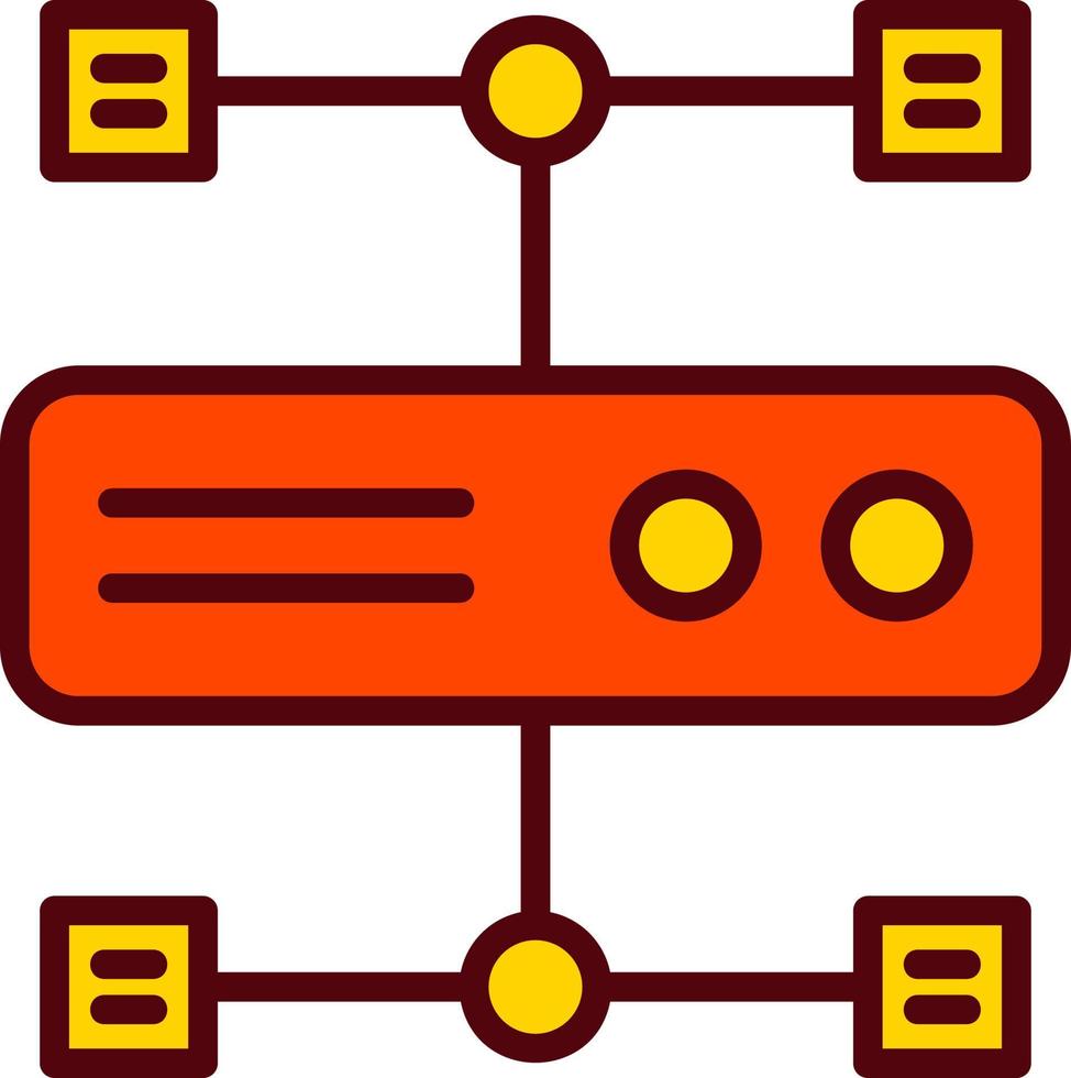 Cluster Computing Vector Icon 16820868 Vector Art At Vecteezy