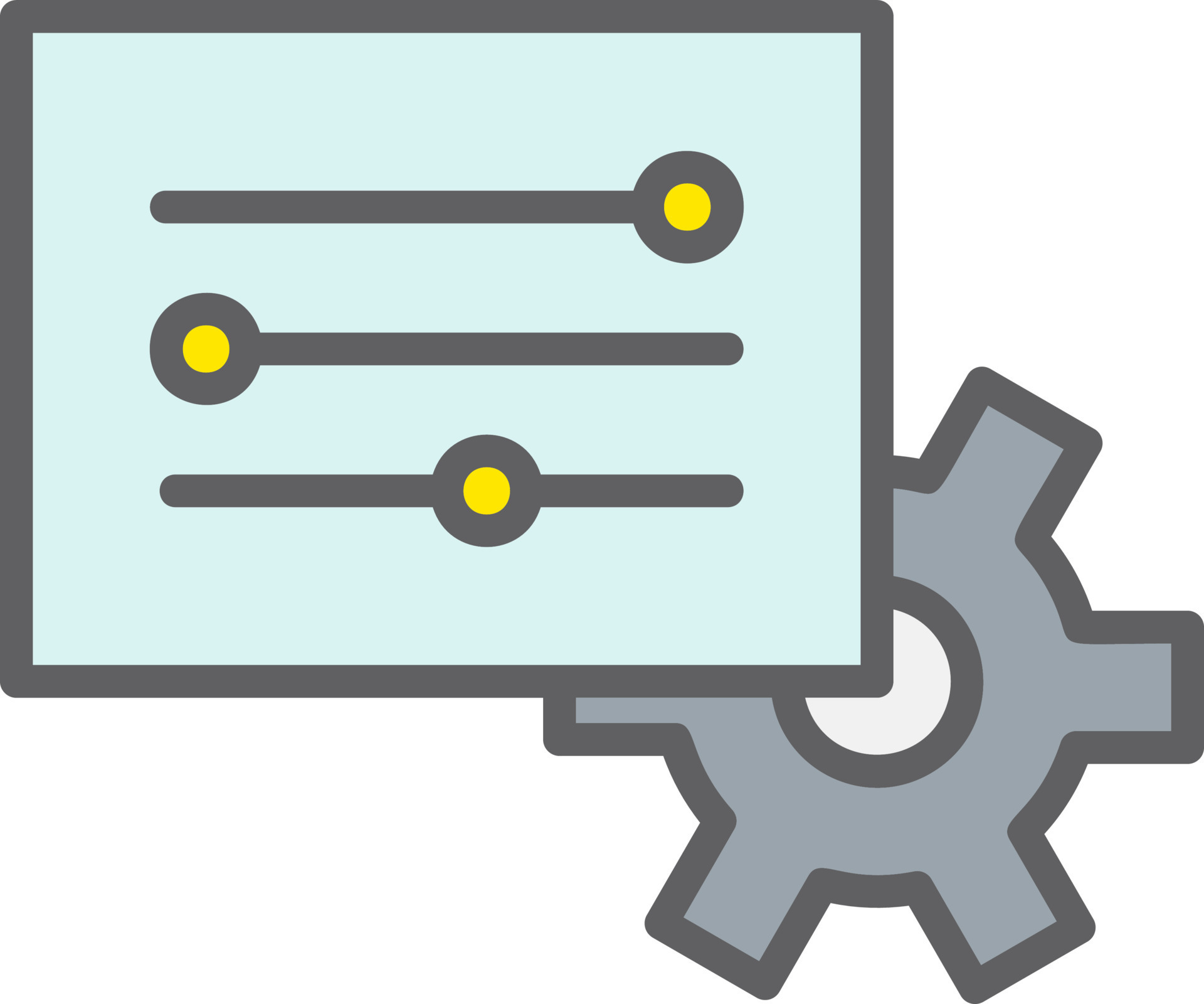 Processing Vector Icon 16821049 Vector Art at Vecteezy