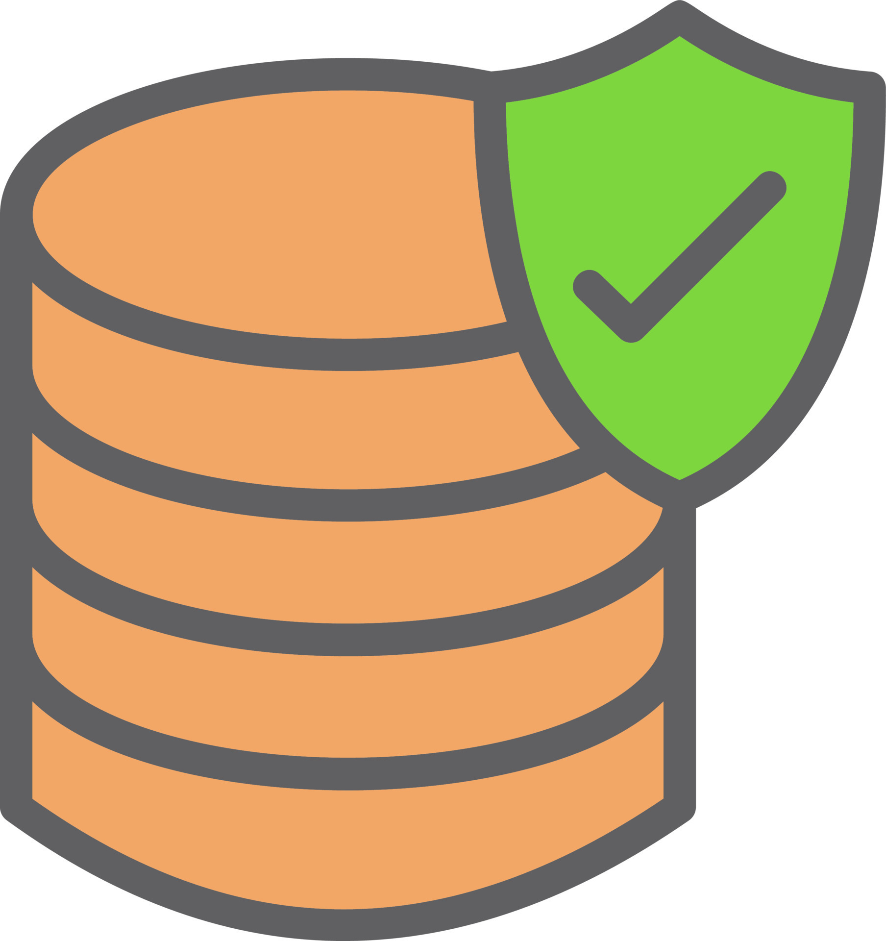 Database Protection Vector Icon 16821073 Vector Art At Vecteezy