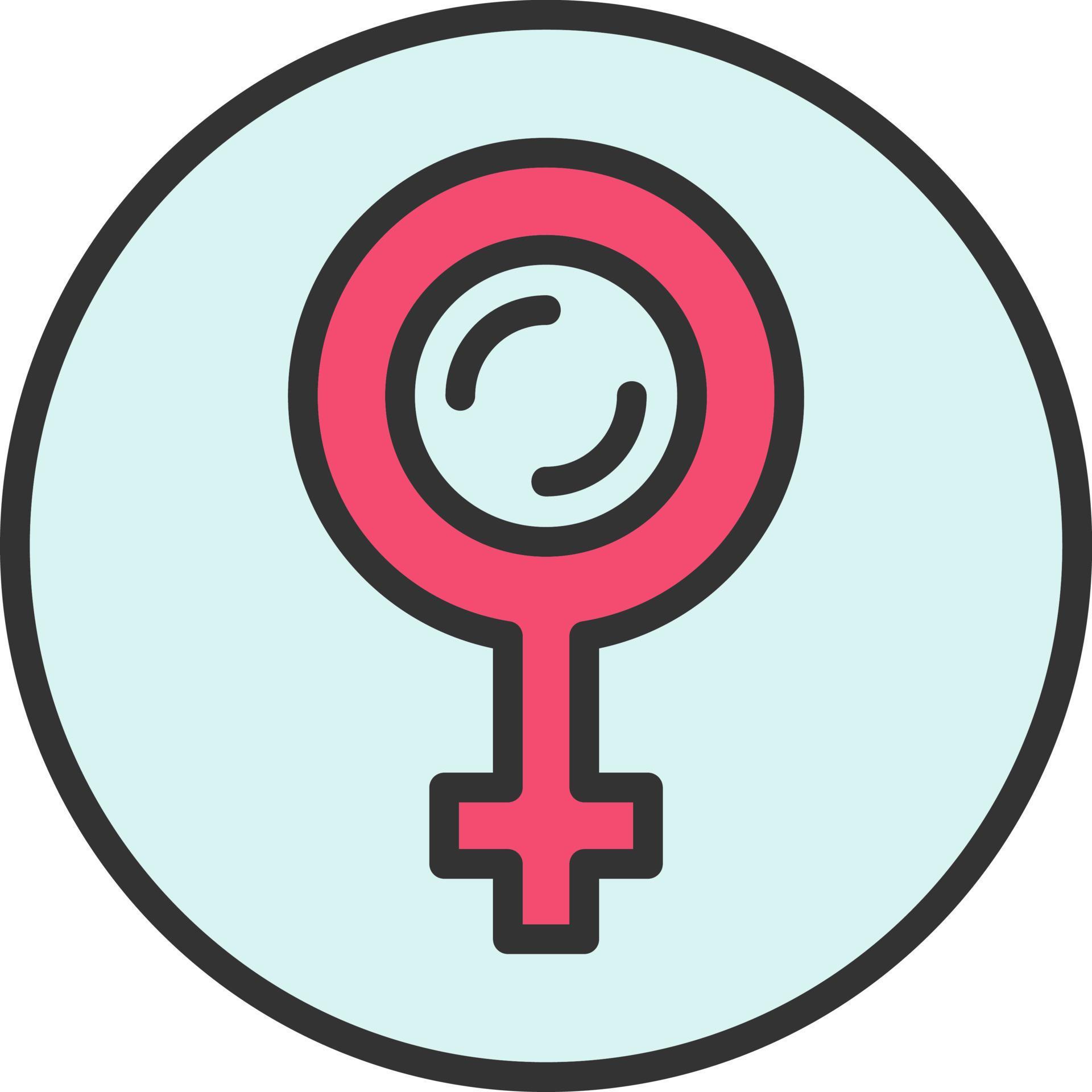 Female Gender Symbol Vector Icon 16821824 Vector Art At Vecteezy