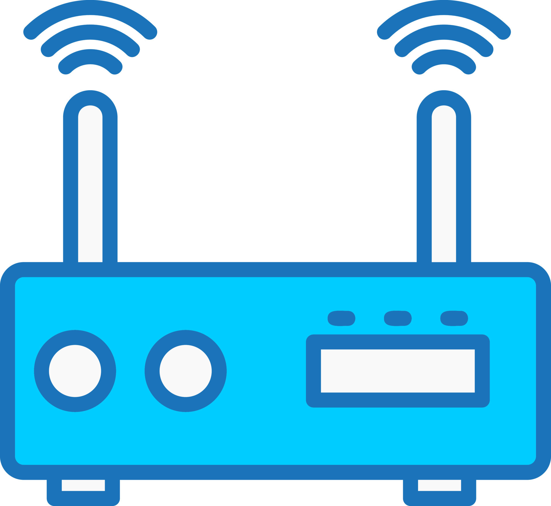 Wireless Router Vector Icon 16821909 Vector Art At Vecteezy