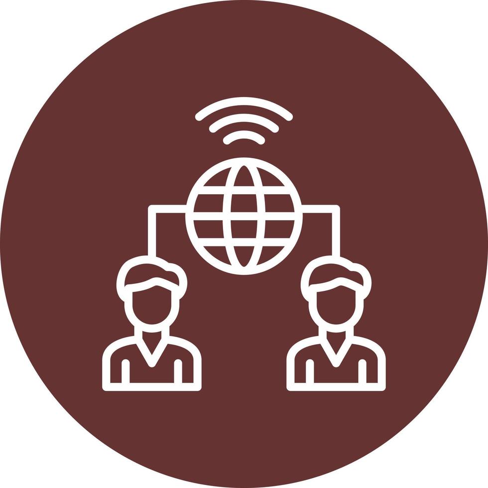 Network Connection Vector Icon 16823368 Vector Art At Vecteezy