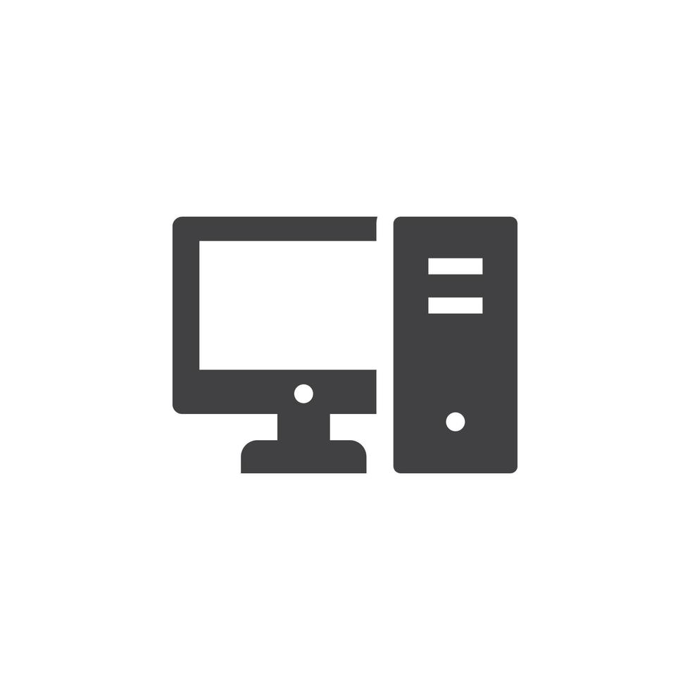 computer icon vector. computer icon vector illustration 16825555 Vector ...