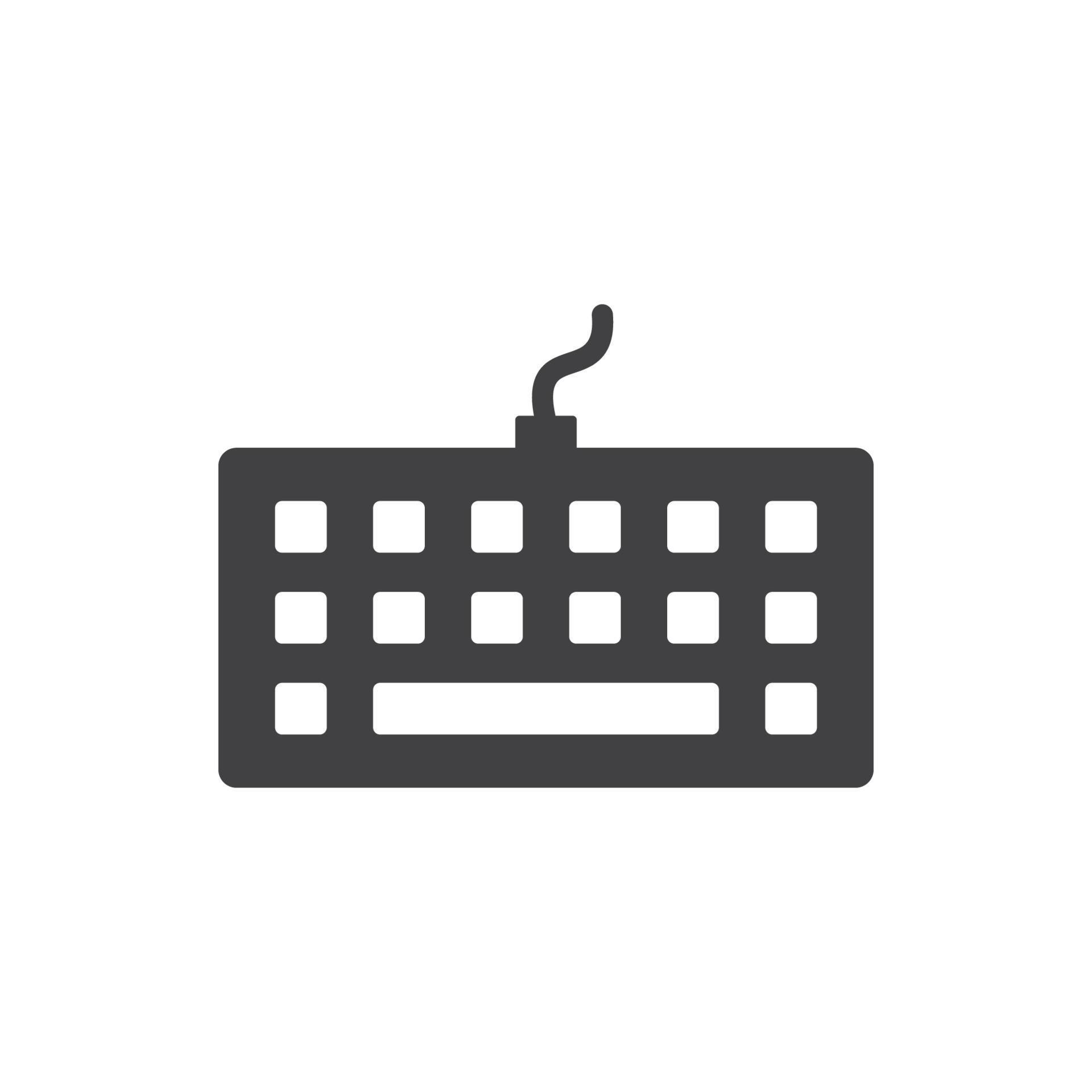 Keyboard Icon Vector Keyboard Icon Vector Illustration 16825564 Vector Art At Vecteezy