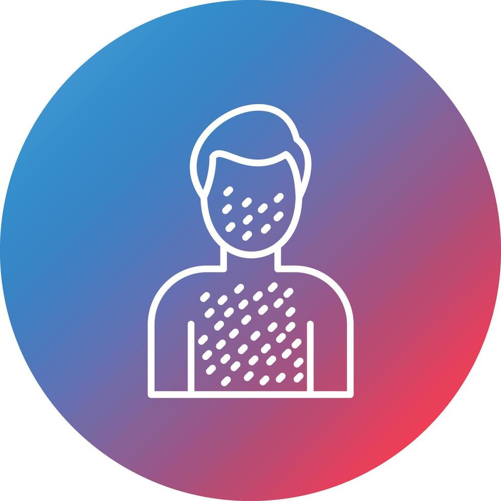 Rash Line Gradient Circle Background Icon 16826040 Vector Art at Vecteezy