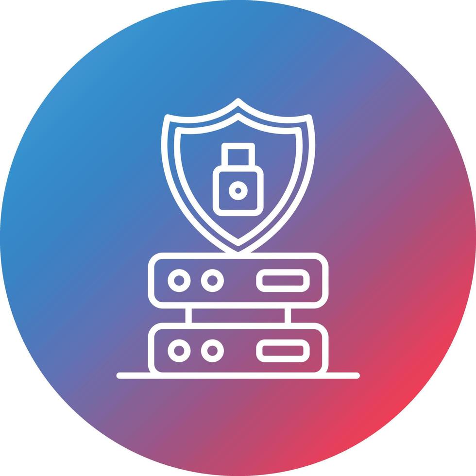 Secure Backup Line Gradient Circle Background Icon 16827066 Vector Art at Vecteezy