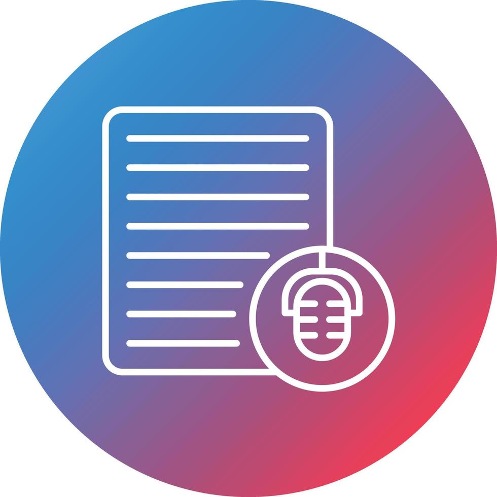 Copywriting Amd Scripting Line Gradient Circle Background Icon 16828600 Vector Art At Vecteezy