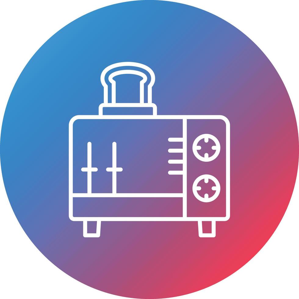 Toaster Line Gradient Circle Background Icon 16830832 Vector Art at ... Toaster Line Gradient Circle Background Icon 16830832 Vector Art at ...