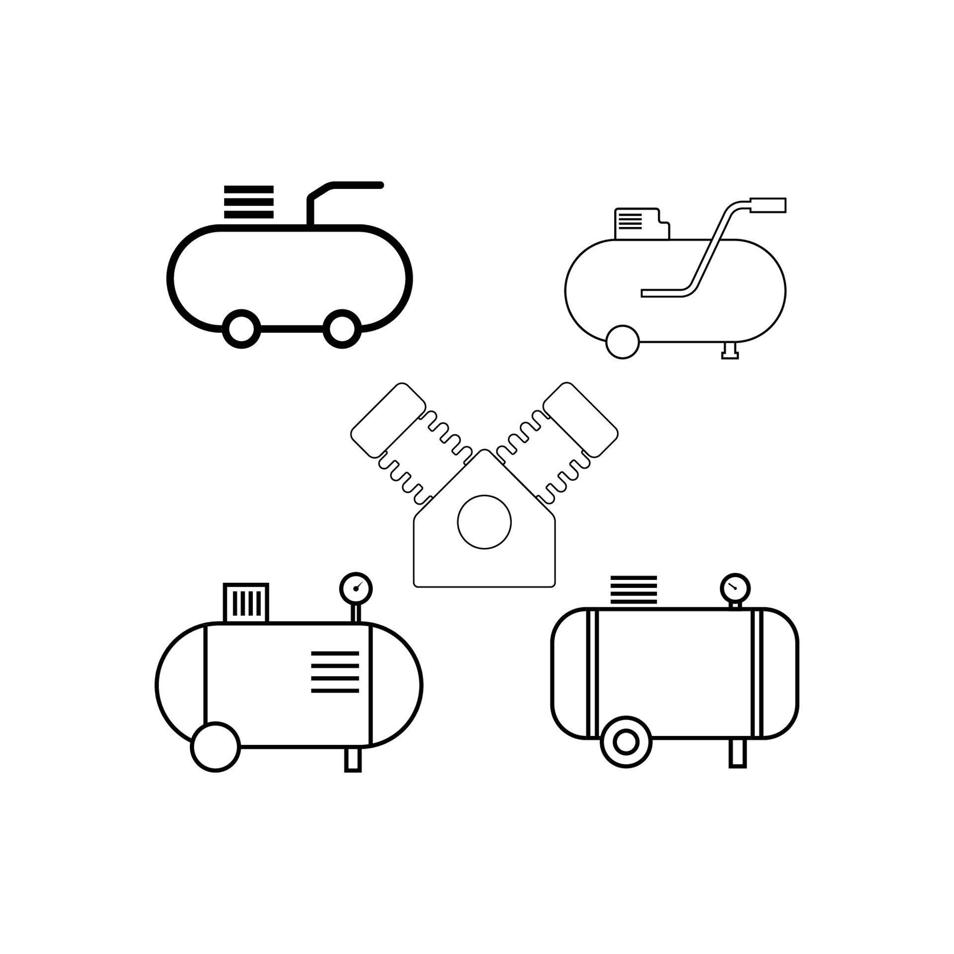 simple compressor icon 16831821 Vector Art at Vecteezy