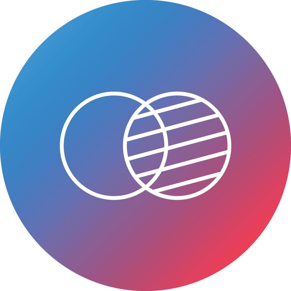 Transparency Line Gradient Circle Background Icon 16831914 Vector Art ...
