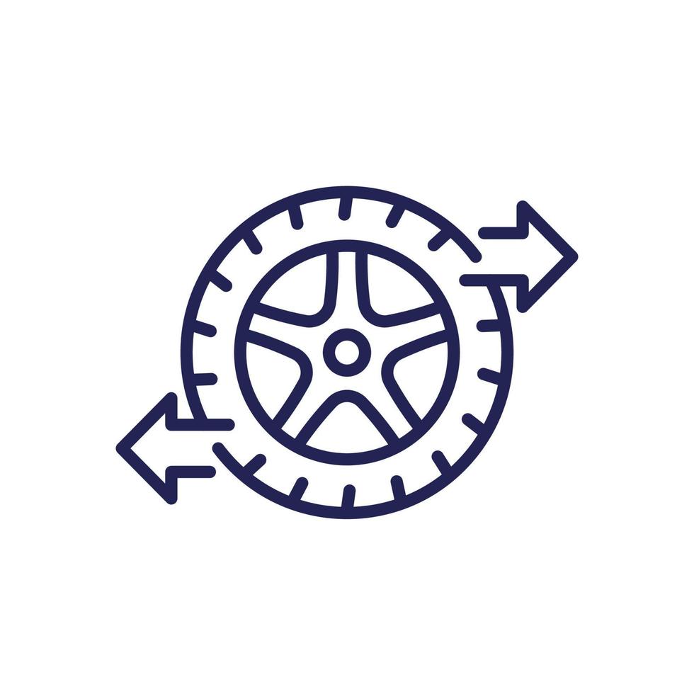 wheel alignment line icon, vector 16831975 Vector Art at Vecteezy wheel alignment line icon, vector 16831975 Vector Art at Vecteezy