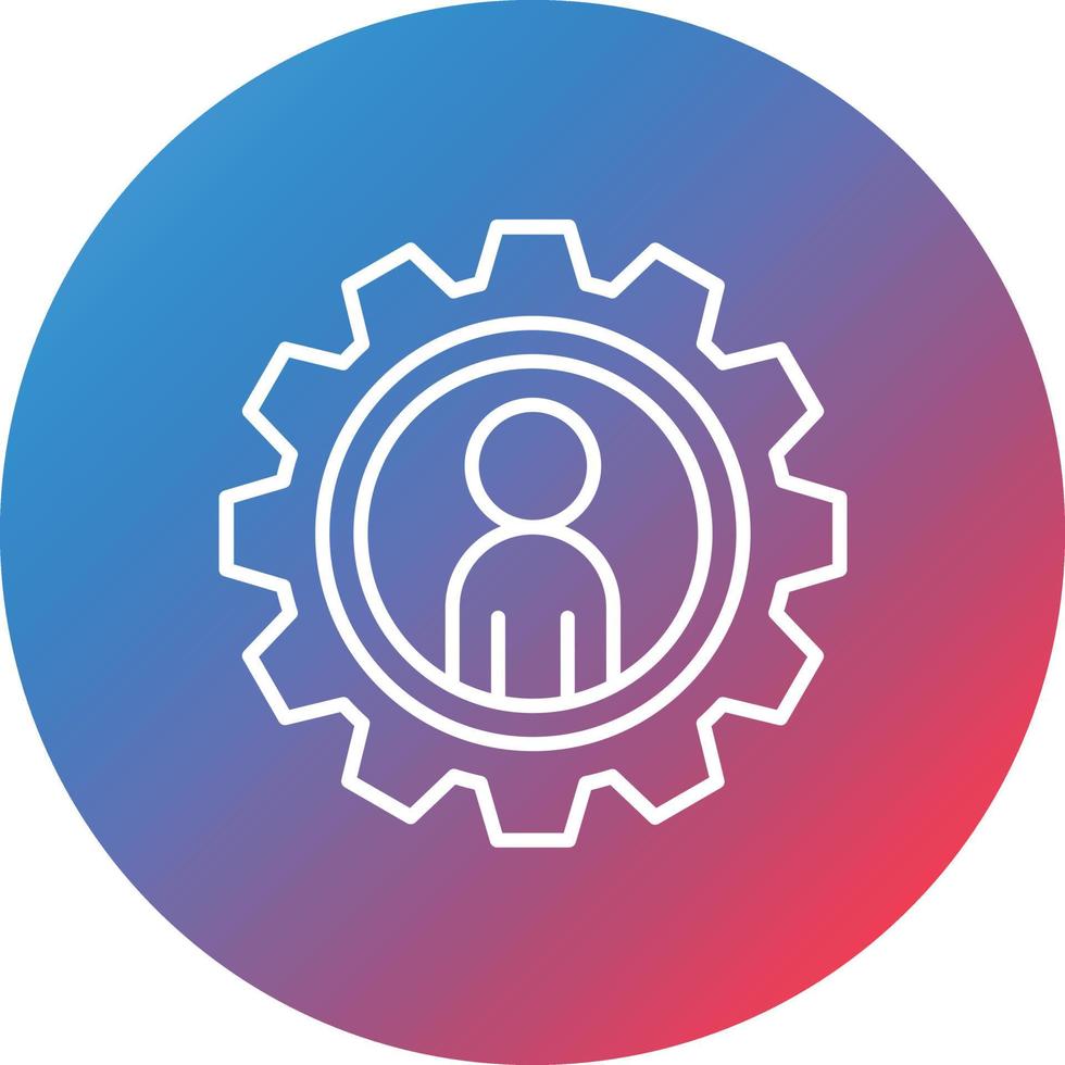 Personalization Line Gradient Circle Background Icon 16833077 Vector ... Personalization Line Gradient Circle Background Icon 16833077 Vector ...