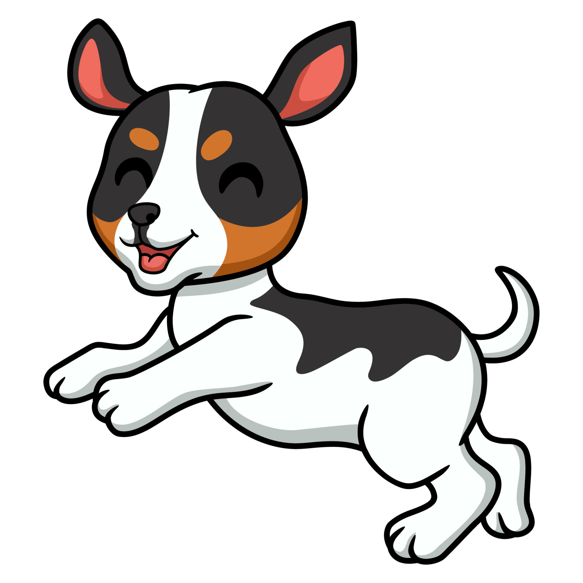 Cute Dibujos Animados De Perro Terrier De Rata 16834620 Vector En Vecteezy