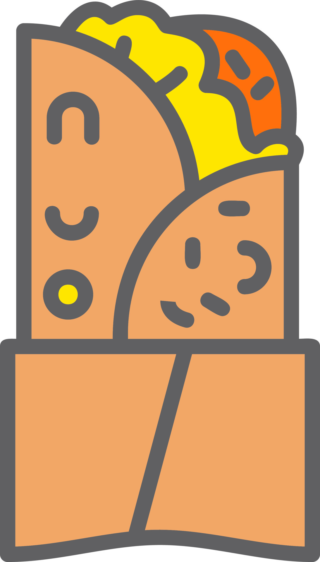 Doner Kebab Vector Icon 16837087 Vector Art at Vecteezy