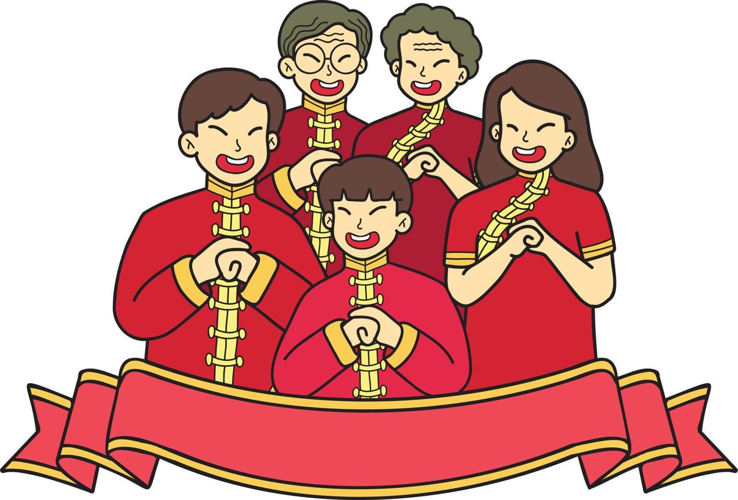 Chinese Family Clipart