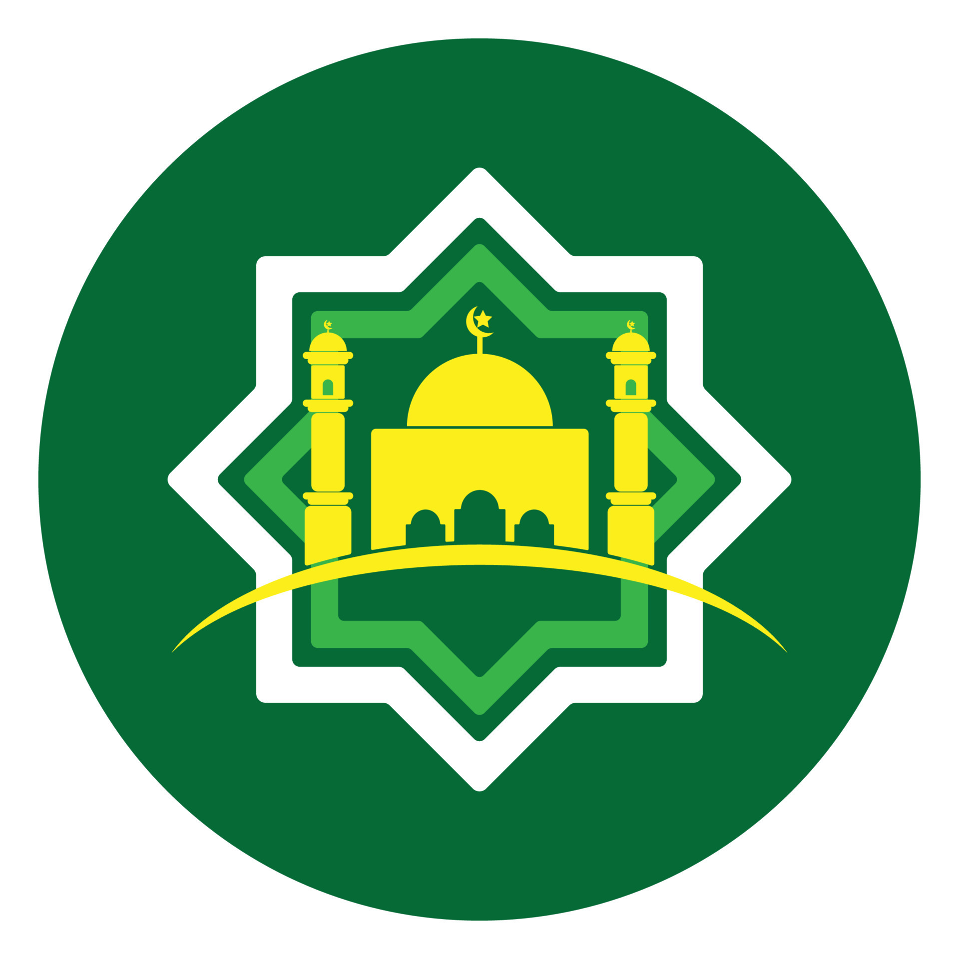 Islam Logo Flat Icon 16839574 Vector Art at Vecteezy