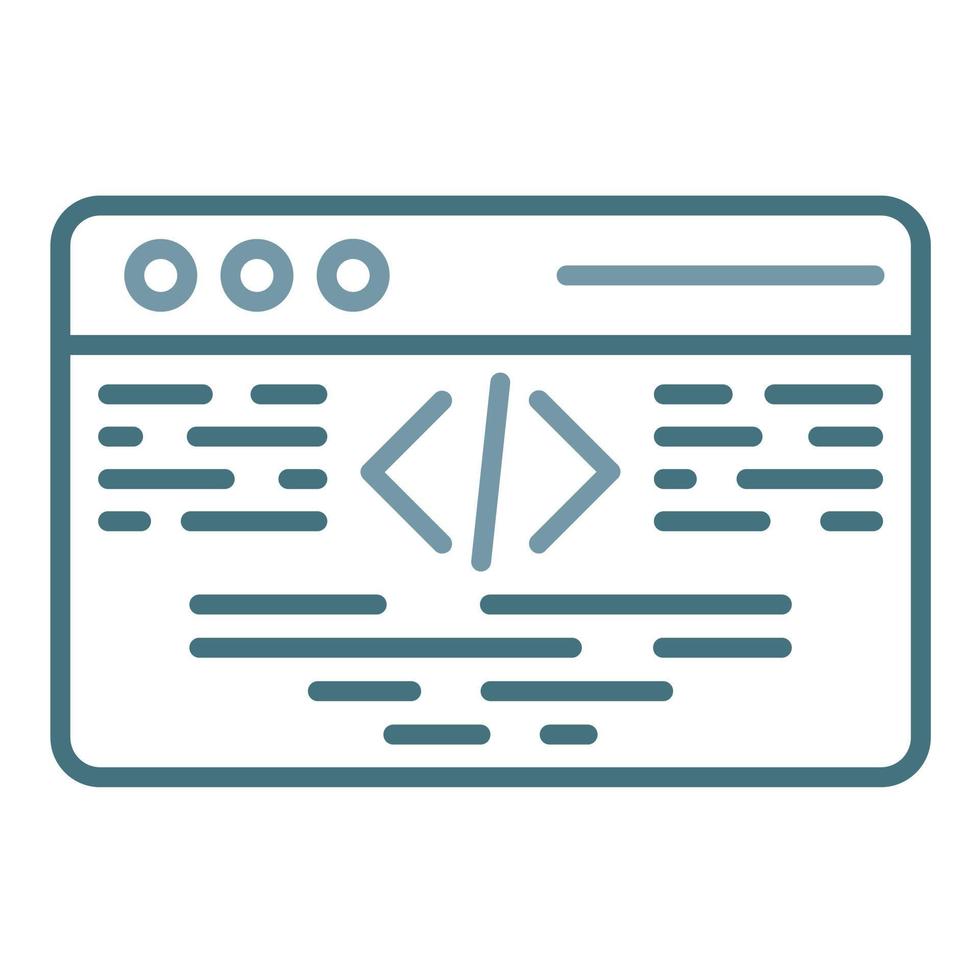 Programming Language Line Two Color Icon 16846254 Vector Art at Vecteezy