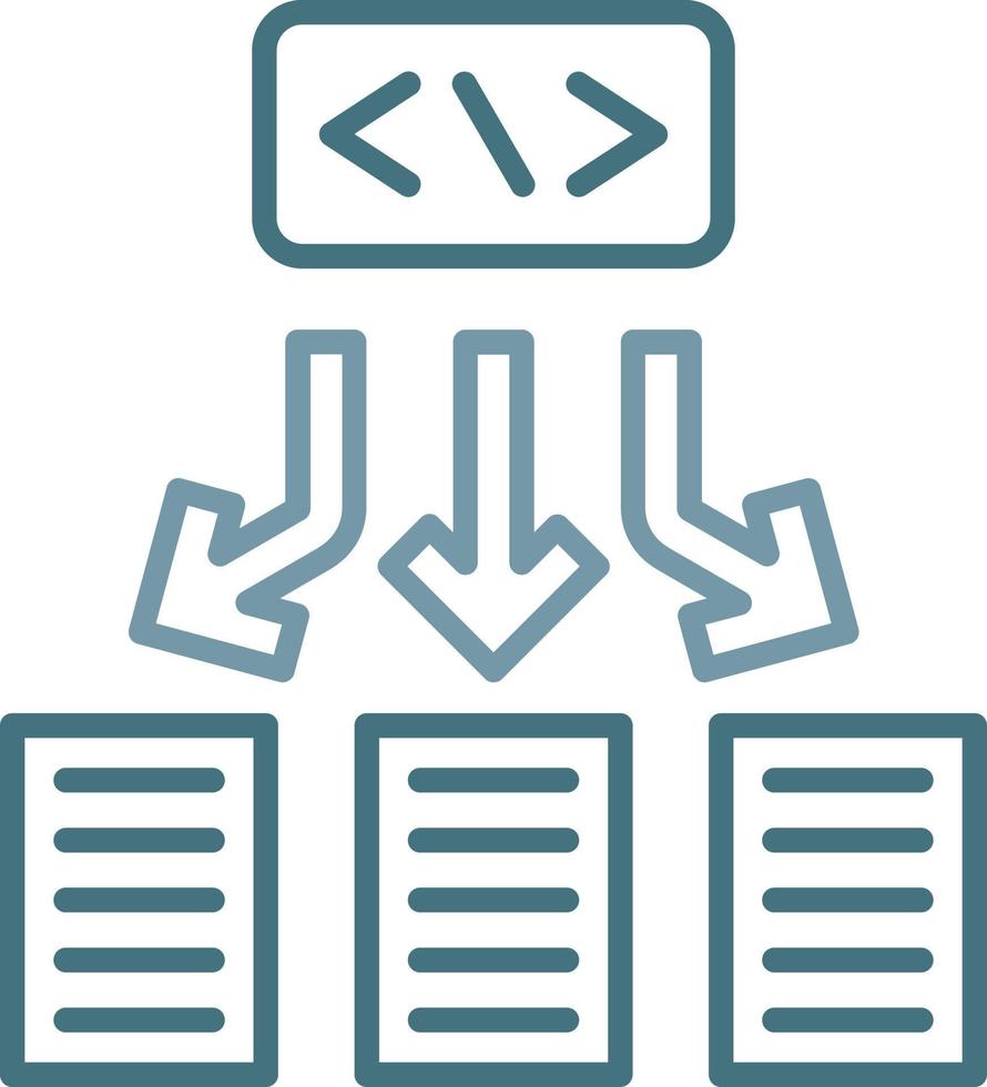 Framework Line Two Color Icon 16851795 Vector Art at Vecteezy