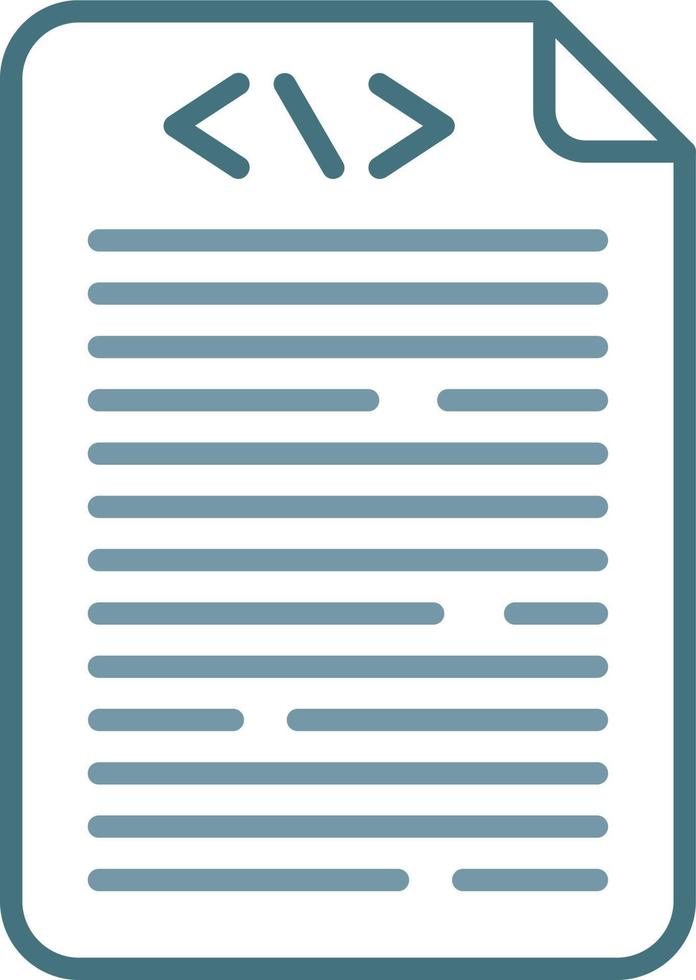 Source Code Line Two Color Icon 16851810 Vector Art at Vecteezy