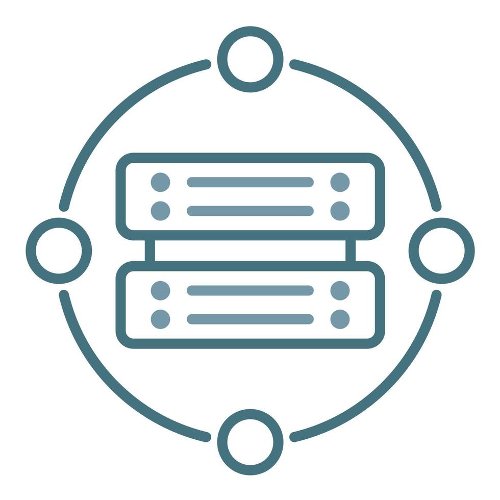 Data Processing Line Two Color Icon 16852002 Vector Art at Vecteezy