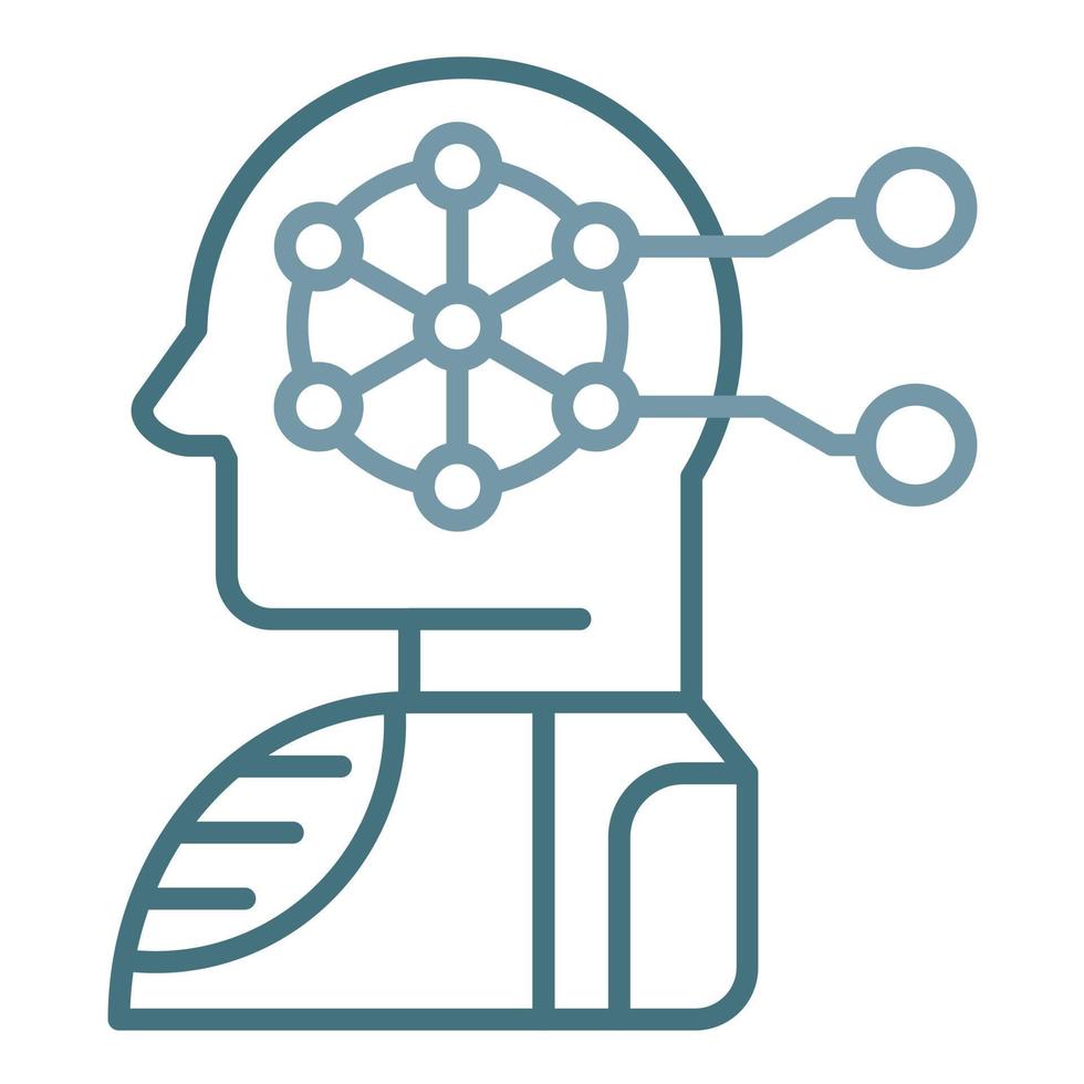Machine Learning Line Two Color Icon 16852904 Vector Art at Vecteezy