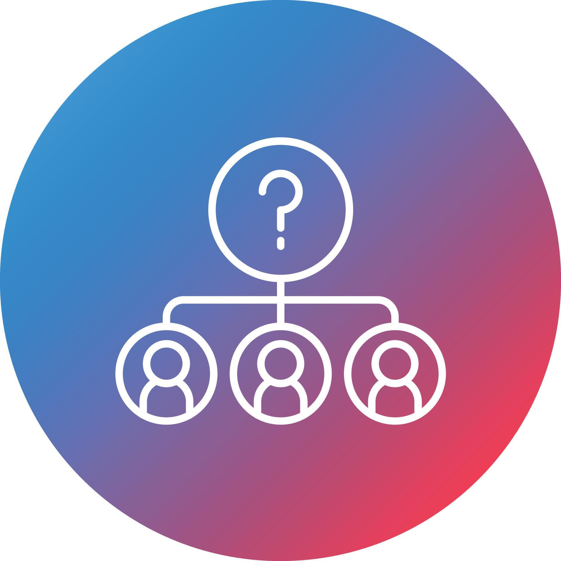 Applicants Screening Line Gradient Circle Background Icon 16856350 ...
