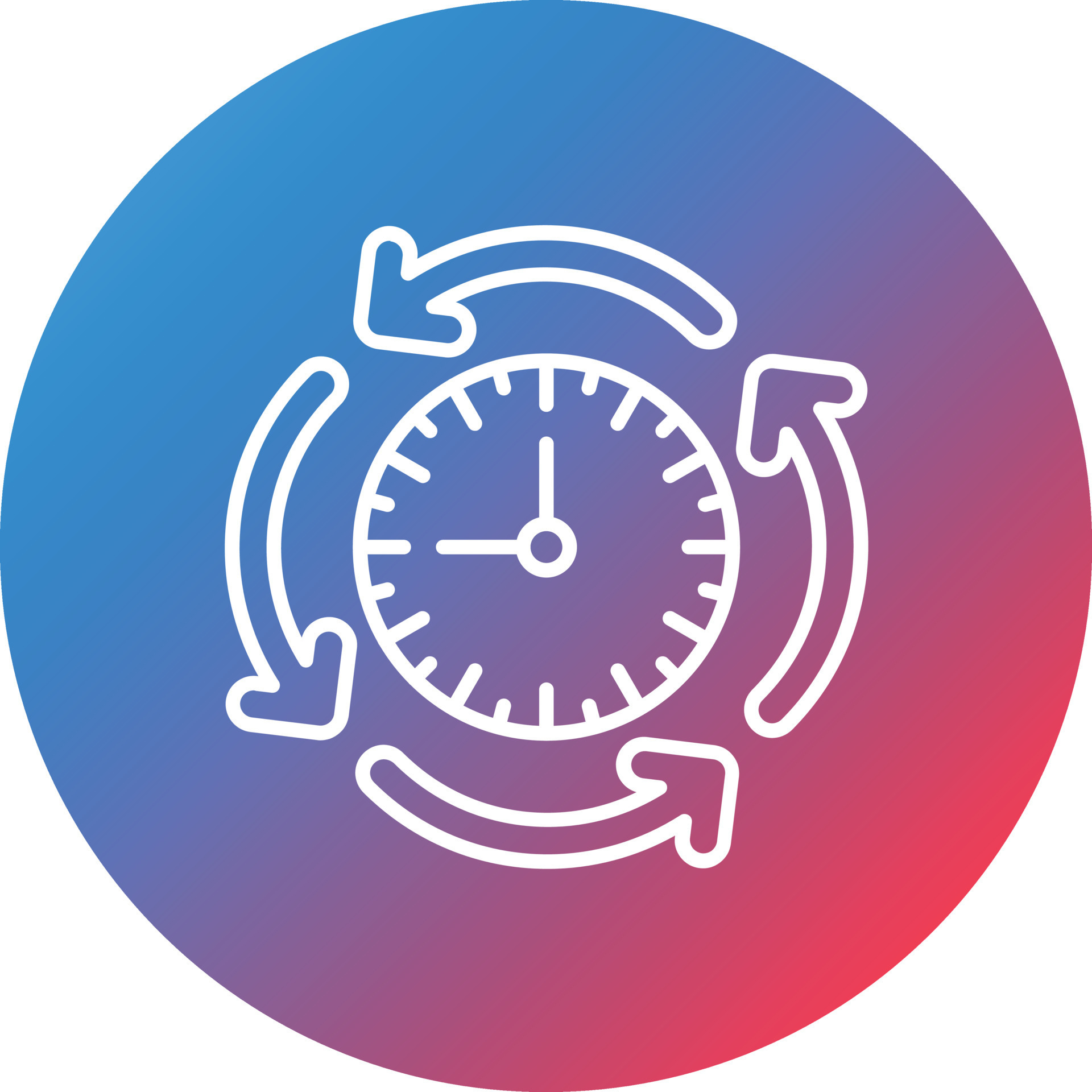 Cycle Time Line Gradient Circle Background Icon 16857146 Vector Art at Vecteezy