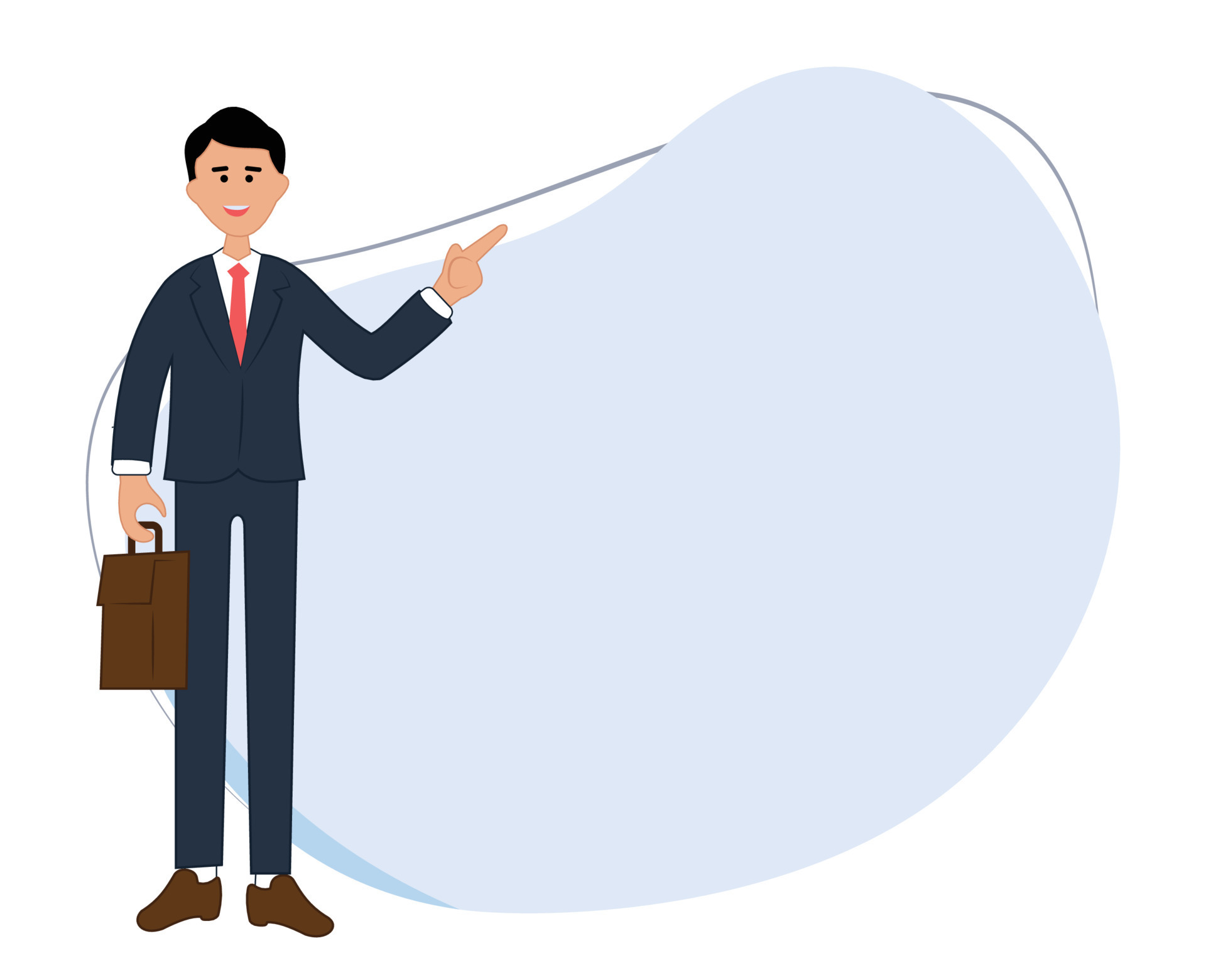 illustration of smiling man showing hand at direction. close up ... illustration of smiling man showing hand at direction. close up ...