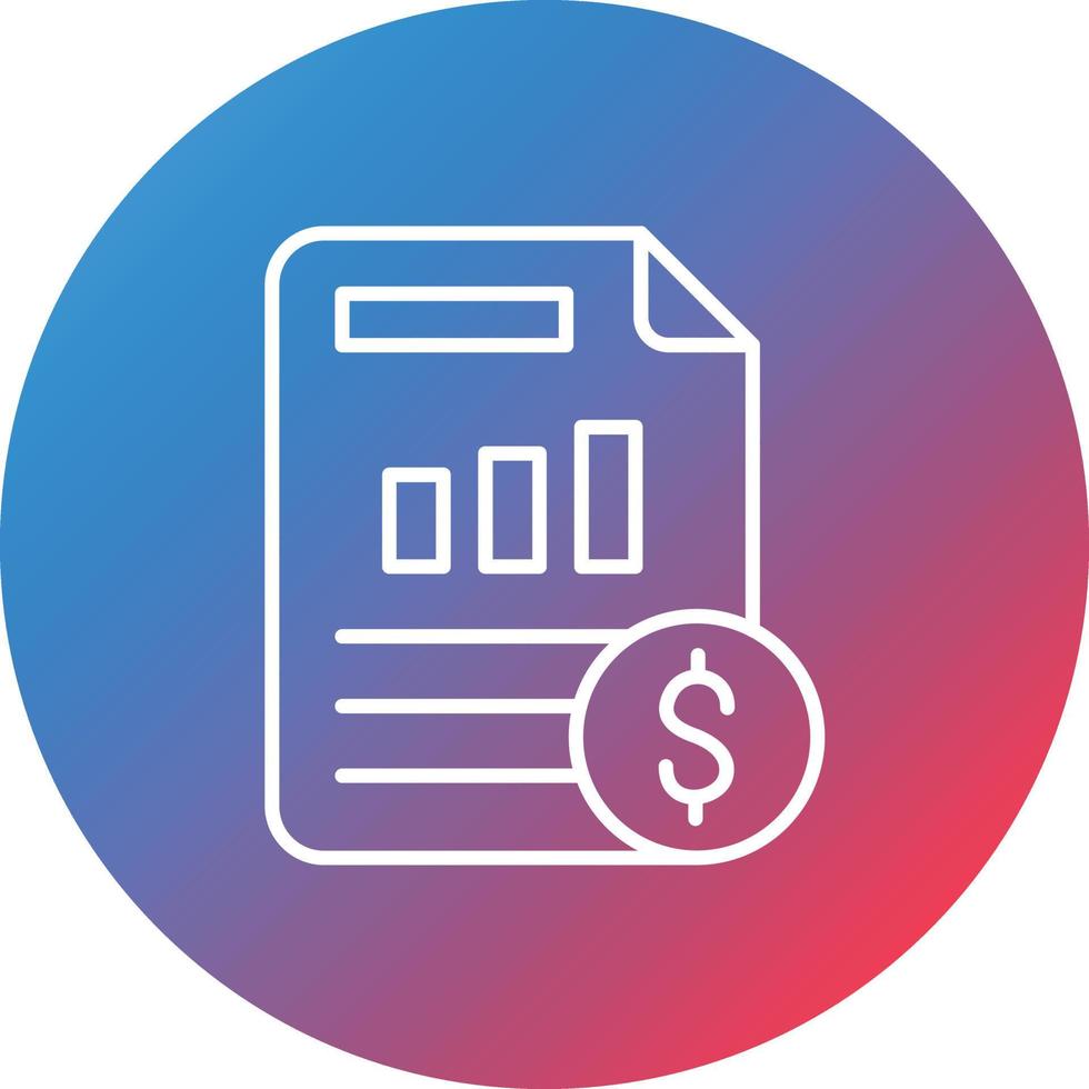 Reporting Line Gradient Circle Background Icon 16857967 Vector Art at Vecteezy