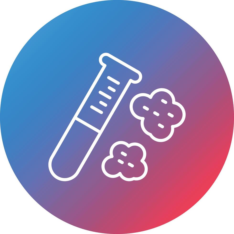 icono de fondo de círculo de gradiente de línea de reacción química ... icono de fondo de círculo de gradiente de línea de reacción química ...