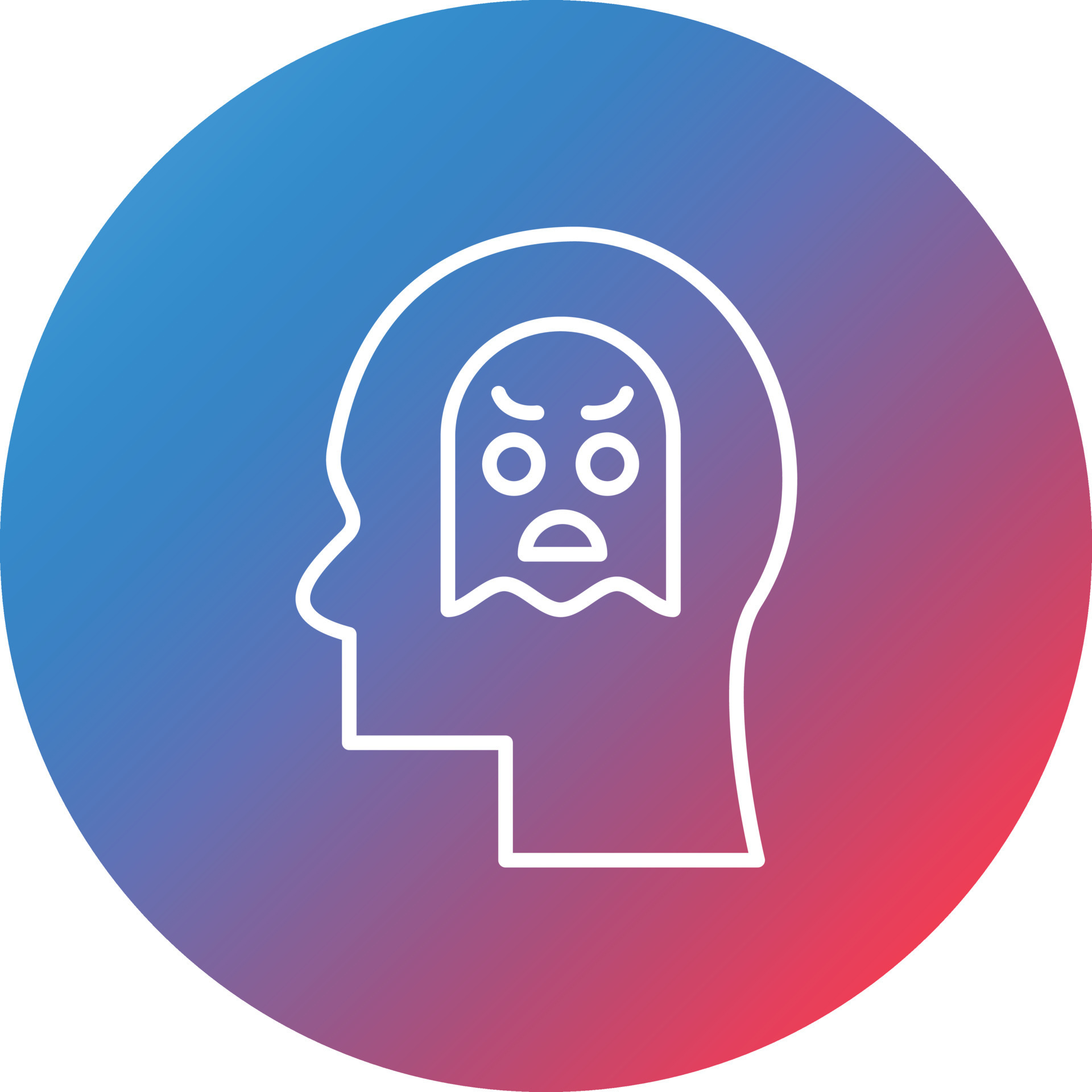 Phobia Line Gradient Circle Background Icon 16859040 Vector Art at Vecteezy Phobia Line Gradient Circle Background Icon 16859040 Vector Art at Vecteezy