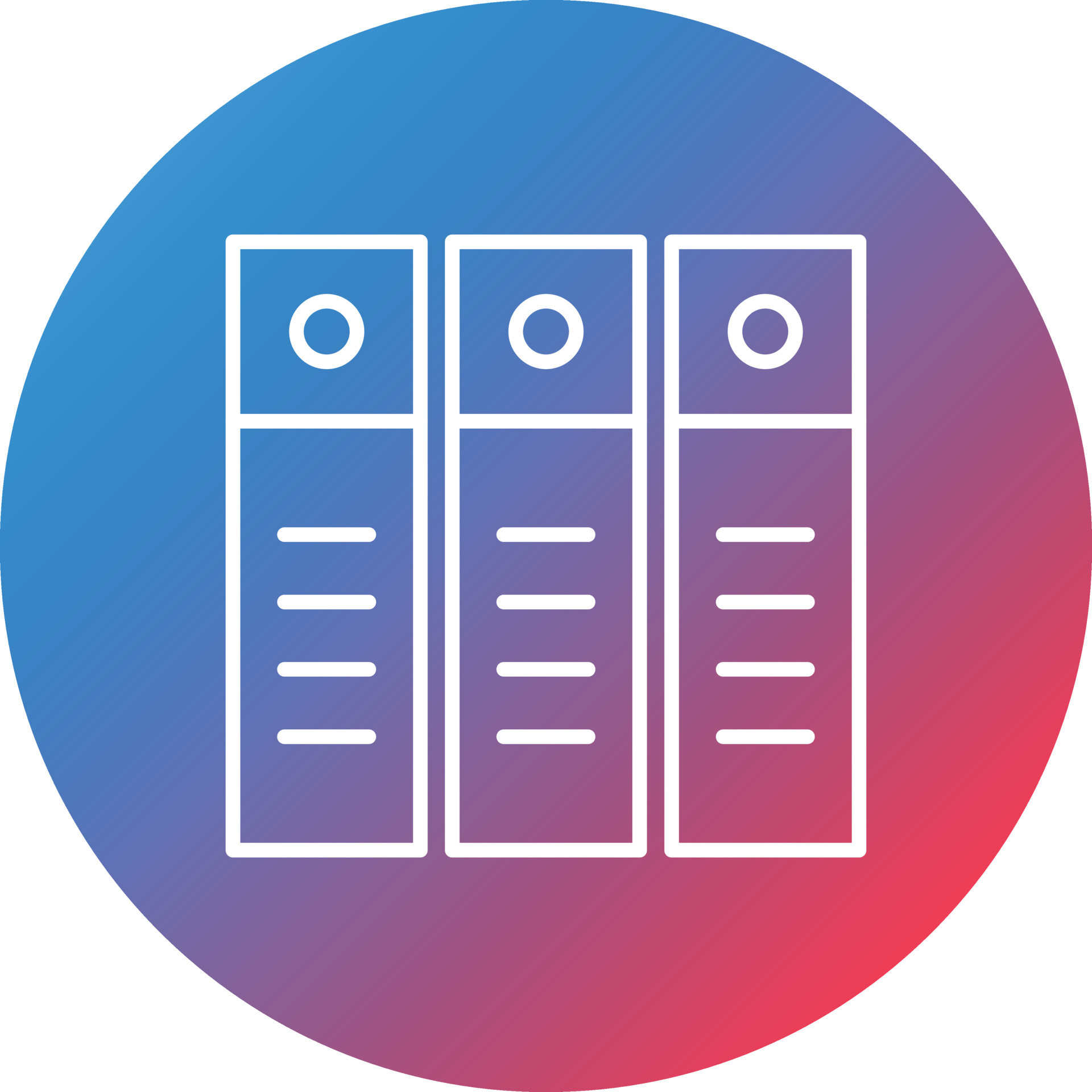 Files Line Gradient Circle Background Icon 16859764 Vector Art at Vecteezy