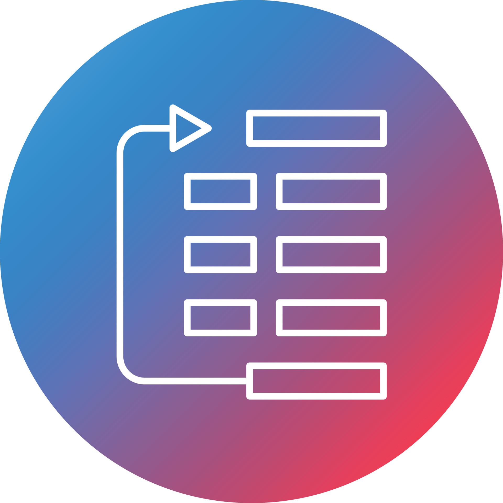 Low Priority Line Gradient Circle Background Icon 16860150 Vector Art at Vecteezy